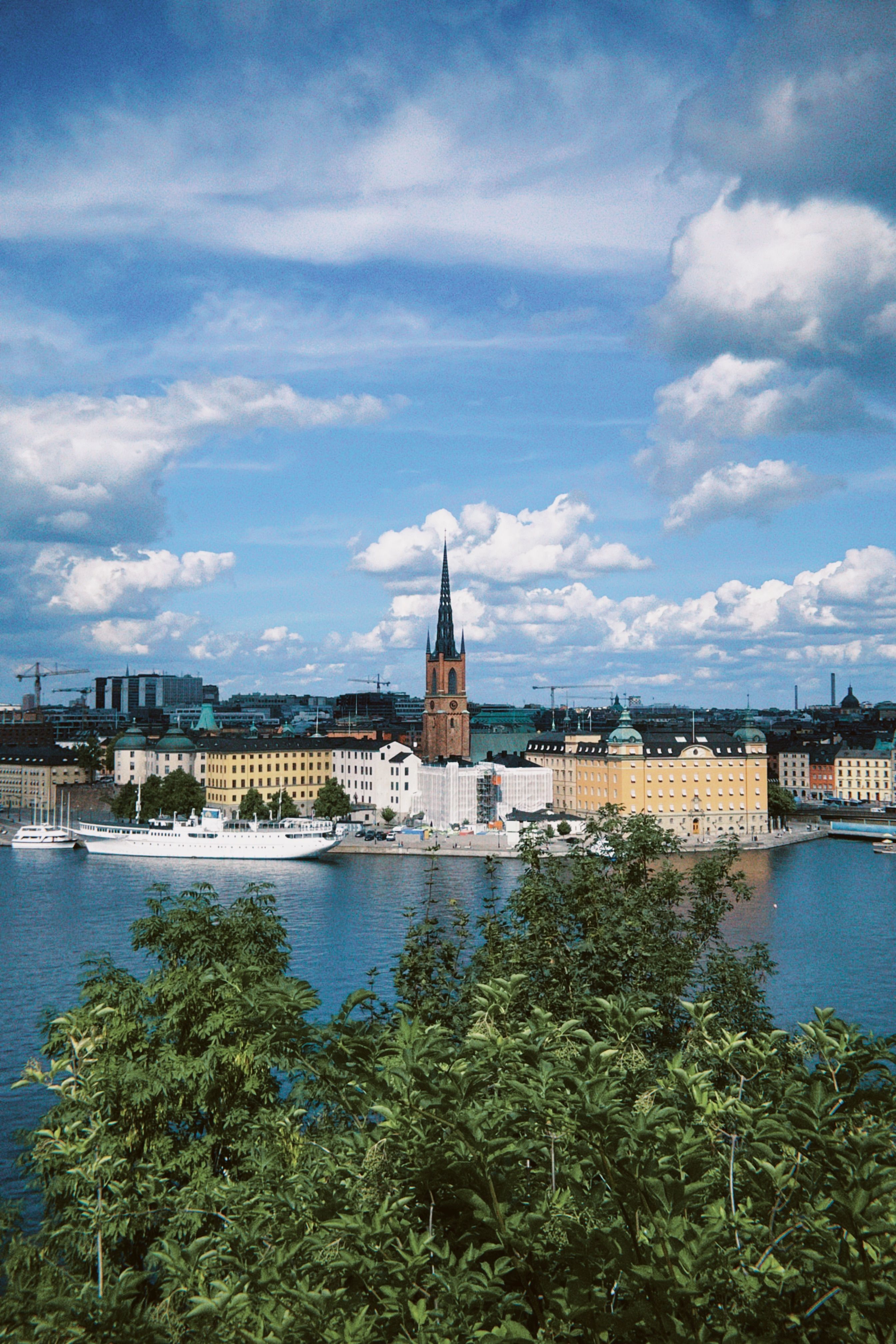 Vista Panorámica De La Arquitectura De Gamla Stan En Estocolmo · Foto ...
