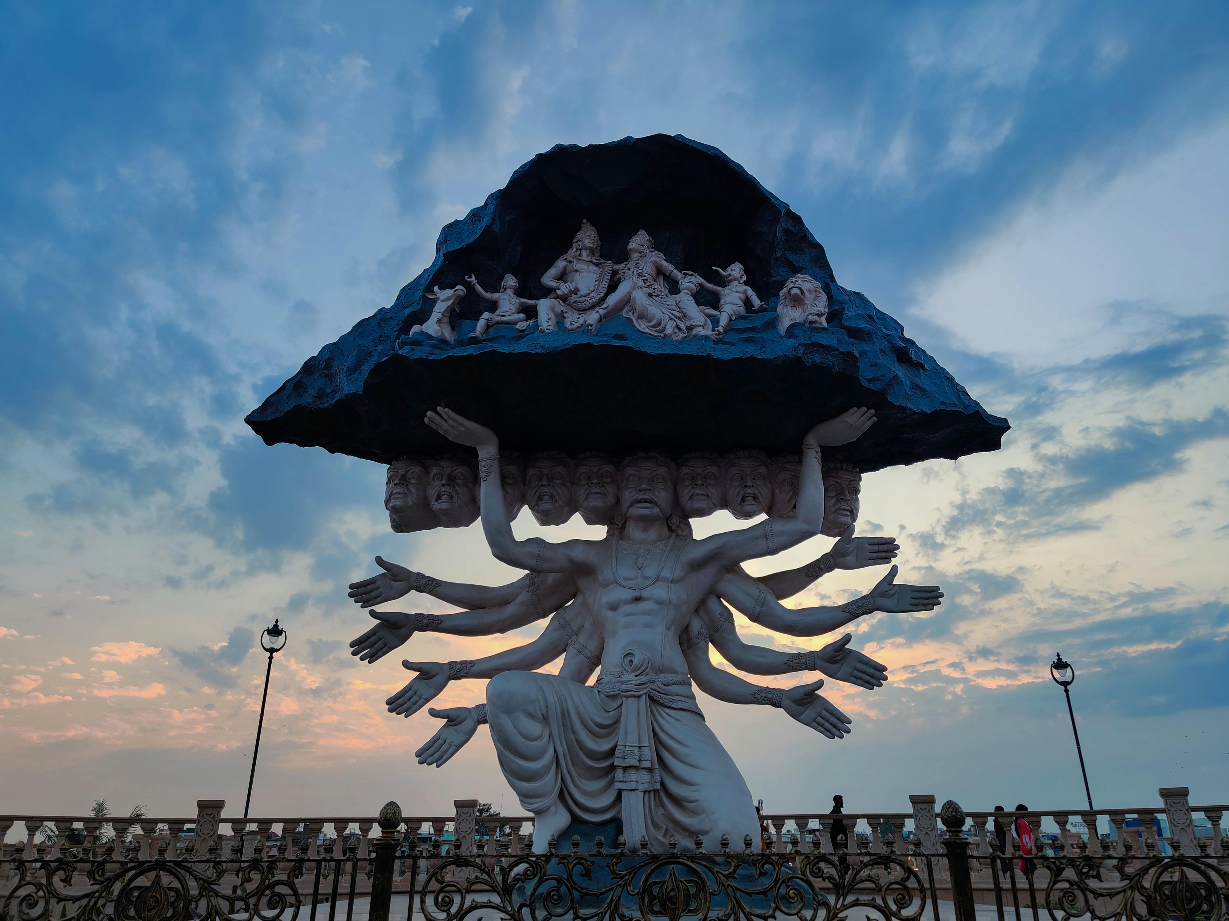 Intricate Sculpture of Hindu Deity in Ujjain · Free Stock Photo