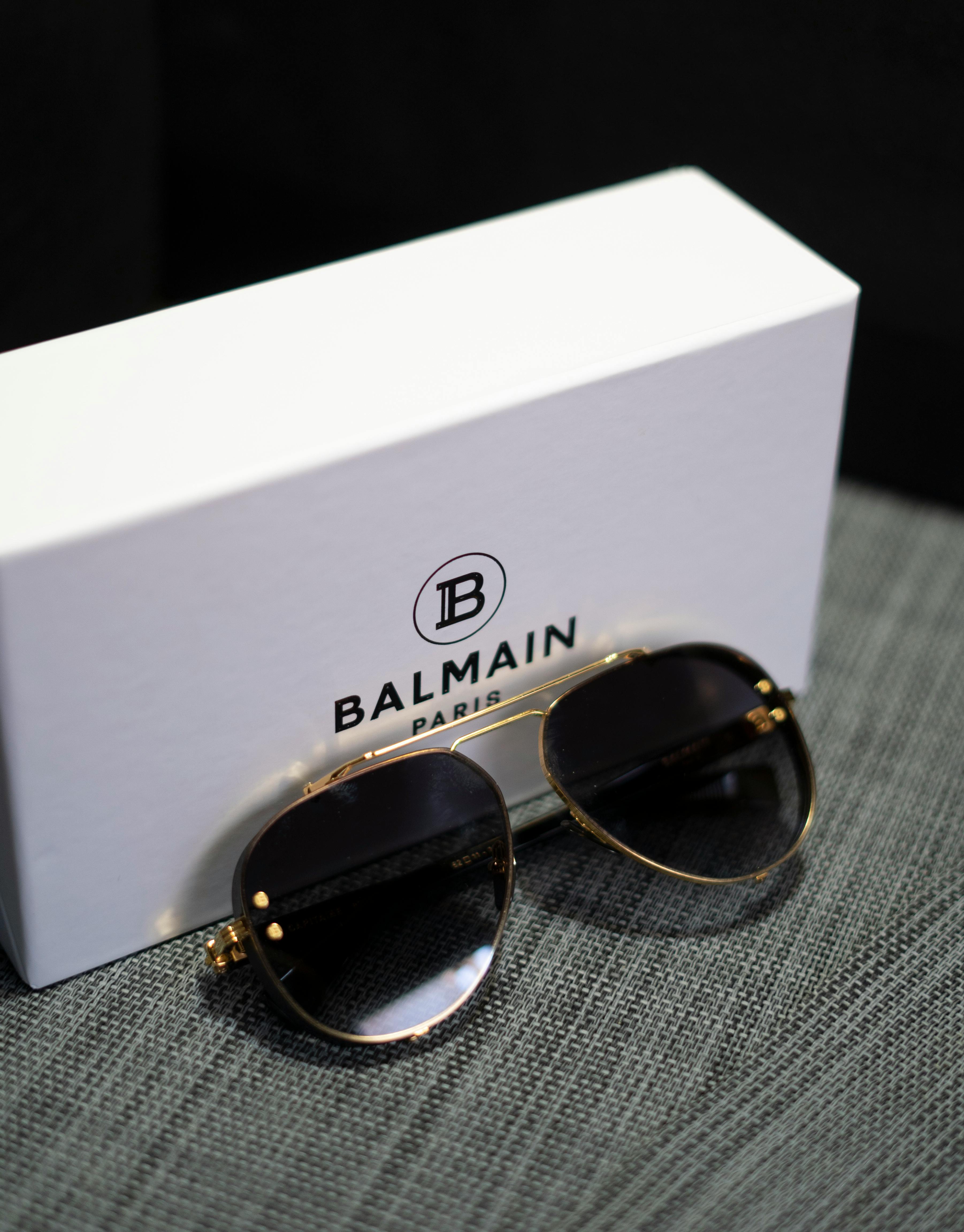 Luxury Balmain Sunglasses with Box · Free Stock Photo