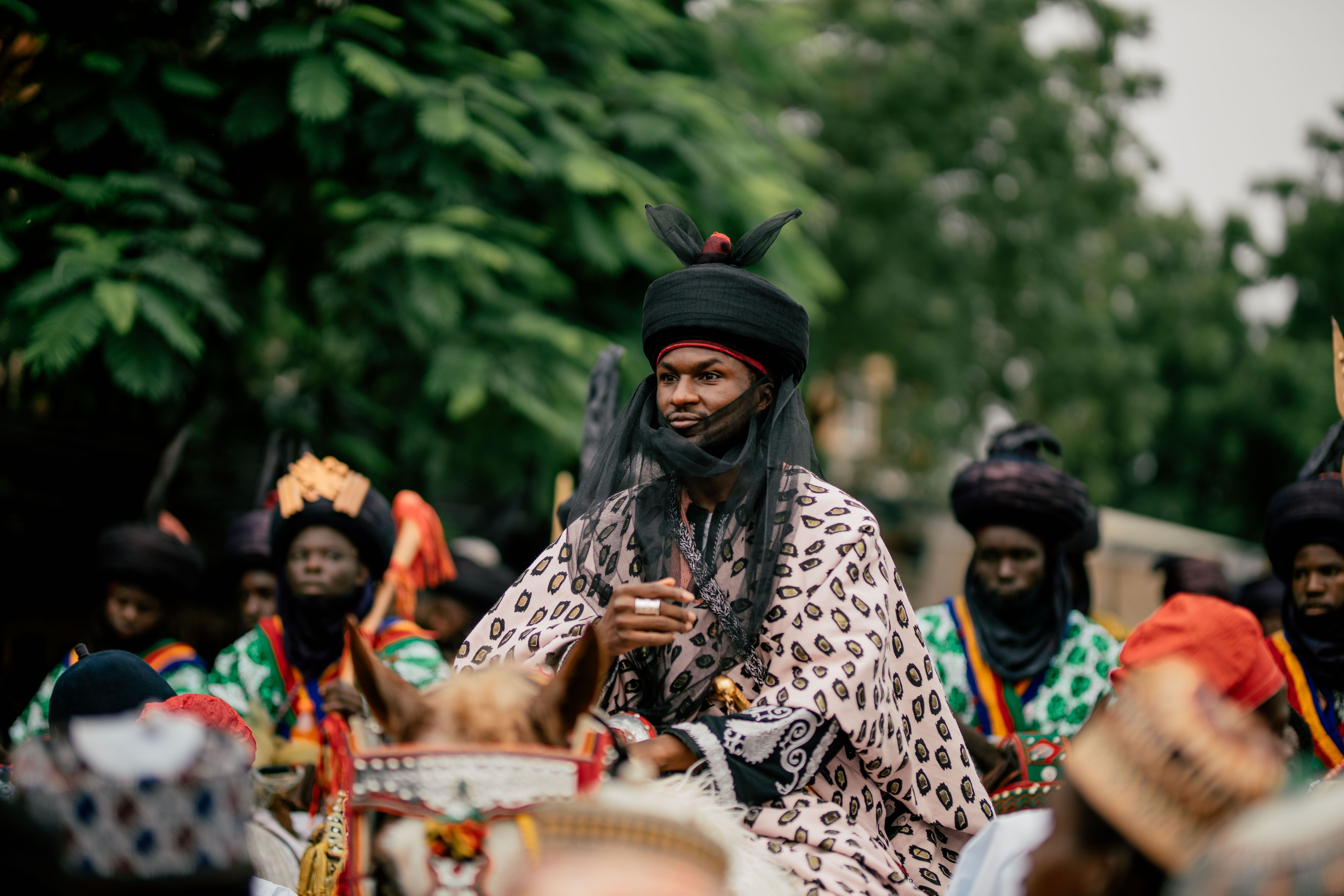 Cultural Festival Parade with Traditional Attire · Free Stock Photo