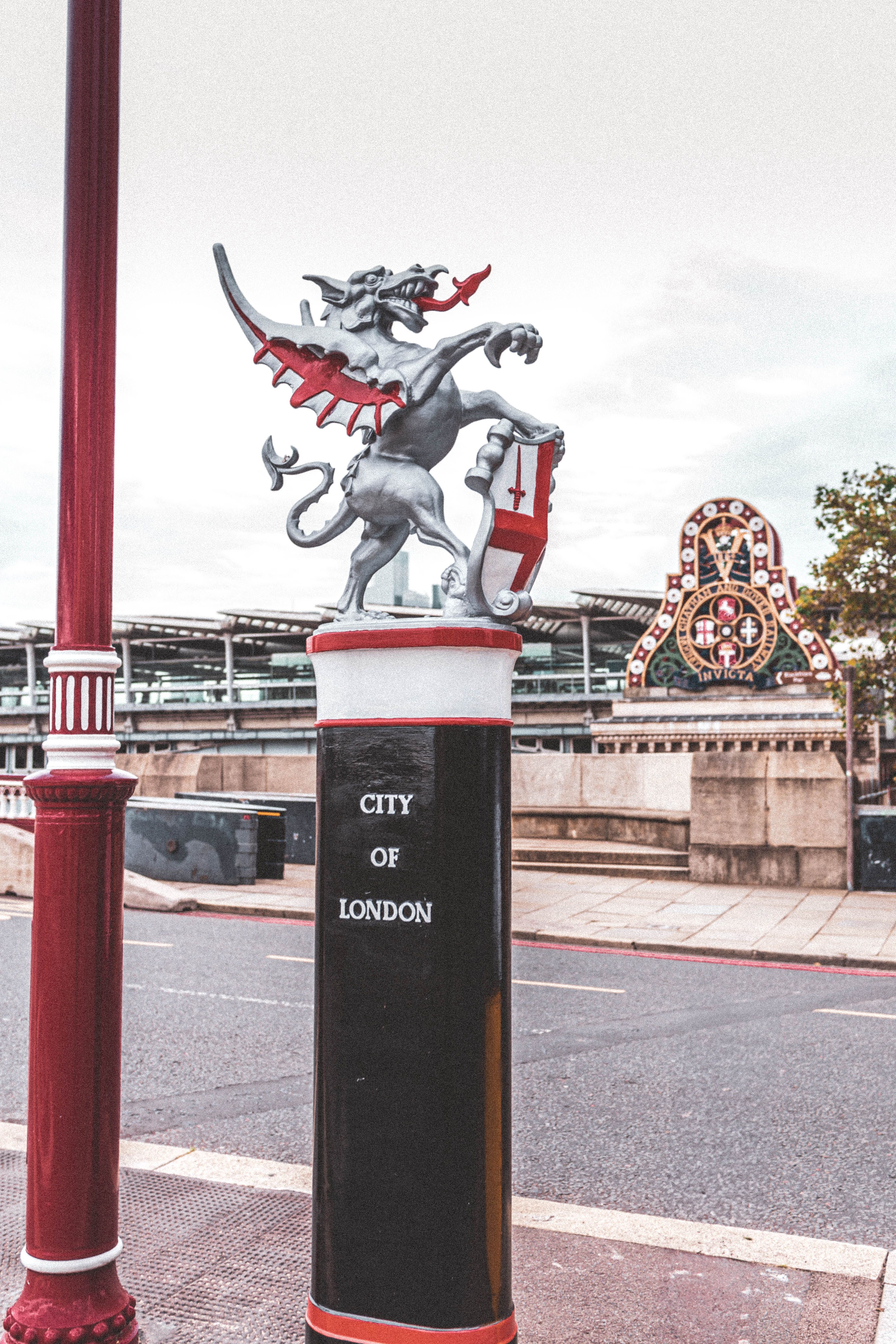Iconic City of London Dragon Sculpture · Free Stock Photo
