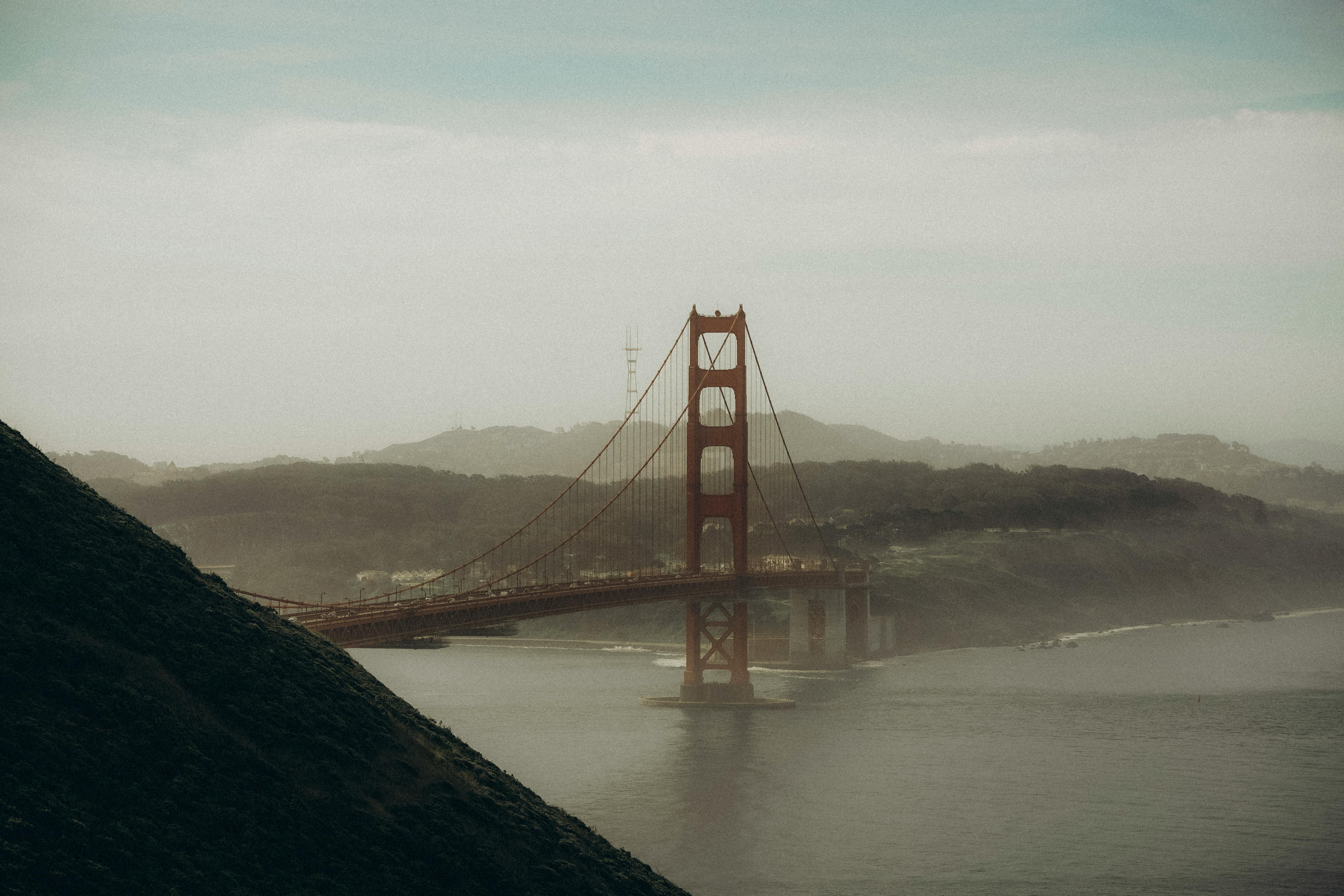 Golden Gate Bridge with Scenic Landscape · Free Stock Photo