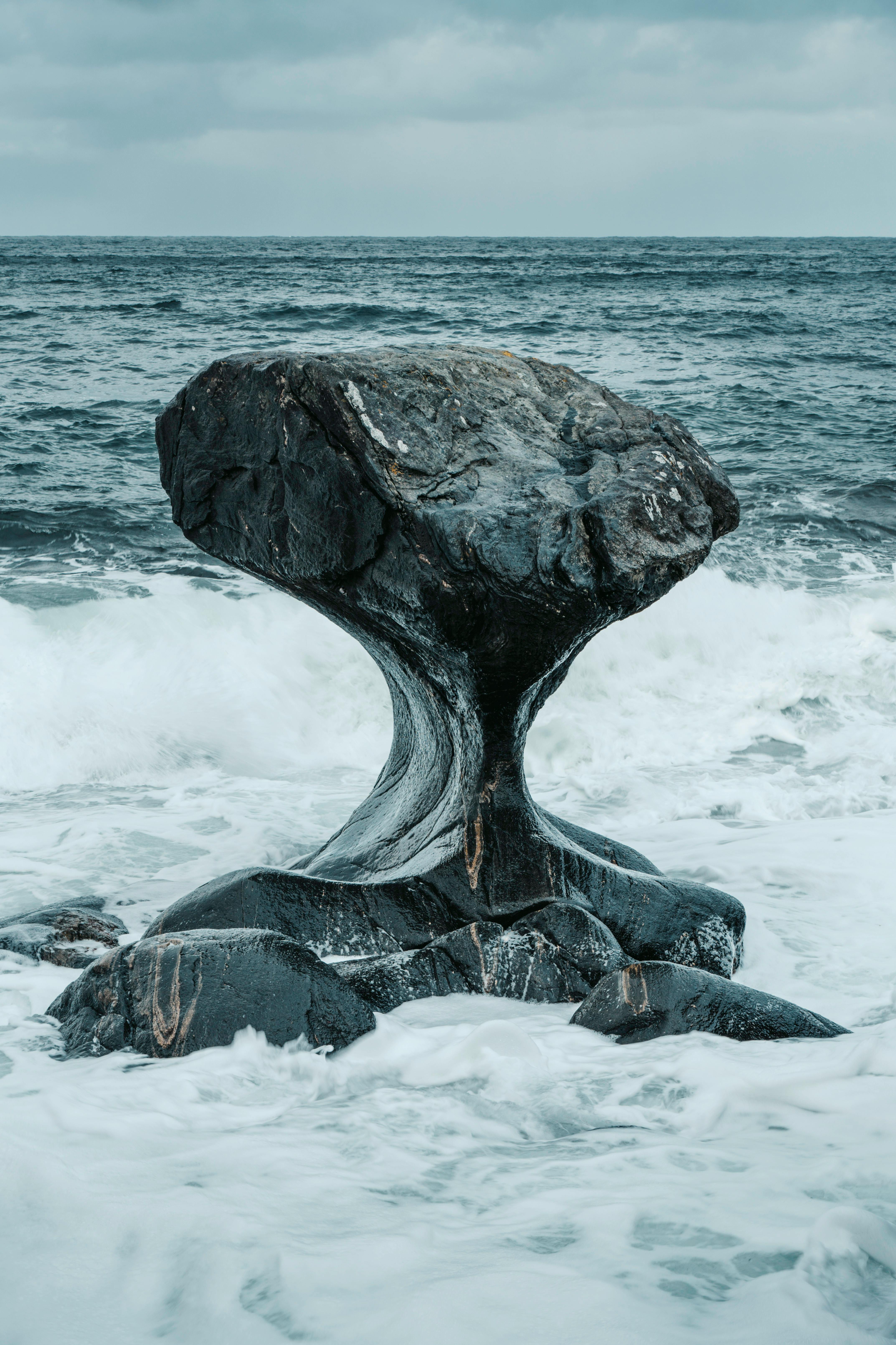 Stunning Kannesteinen Rock Formation on Norwegian Coast · Free Stock Photo