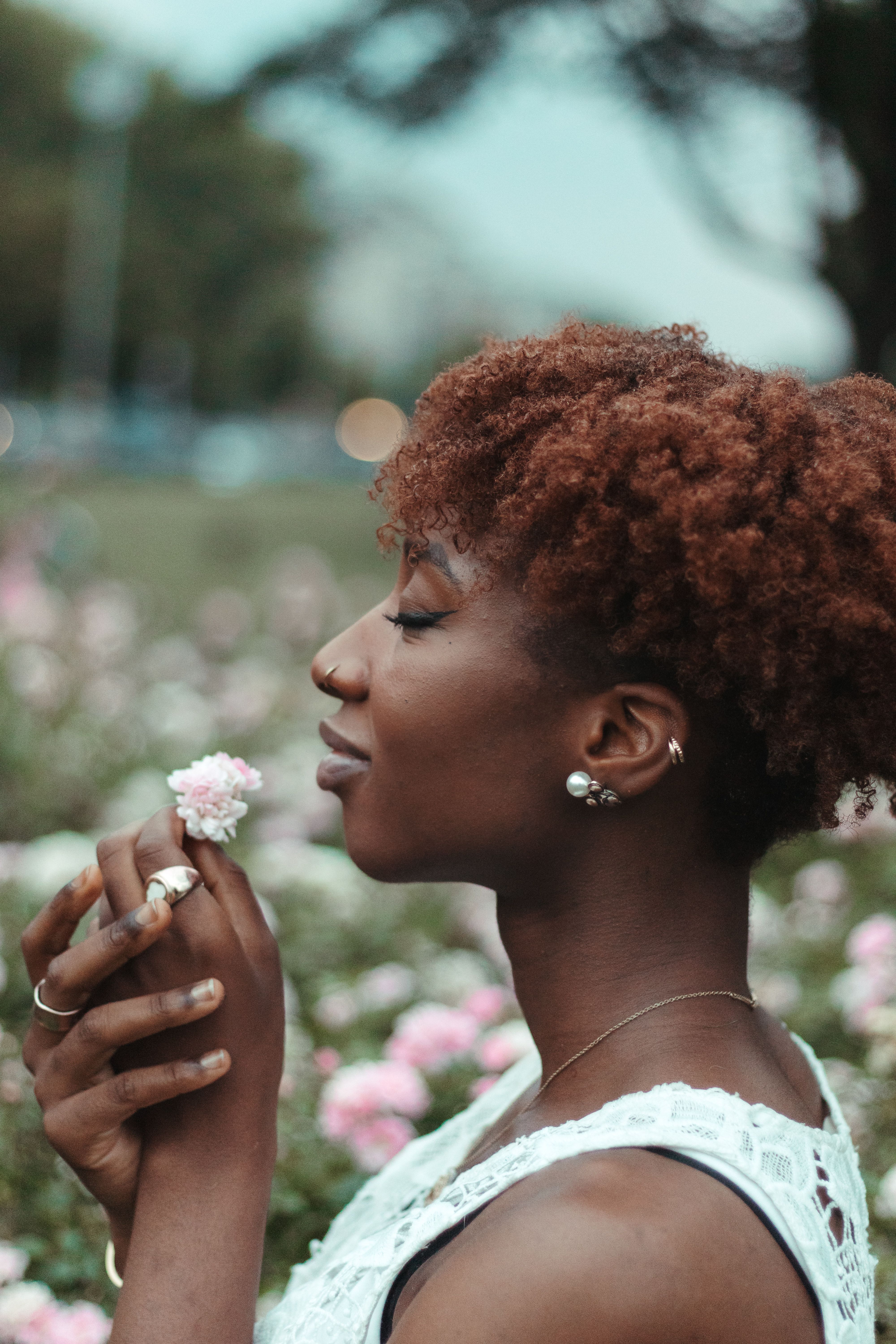 Serene Moment in Berlin Flower Garden · Free Stock Photo