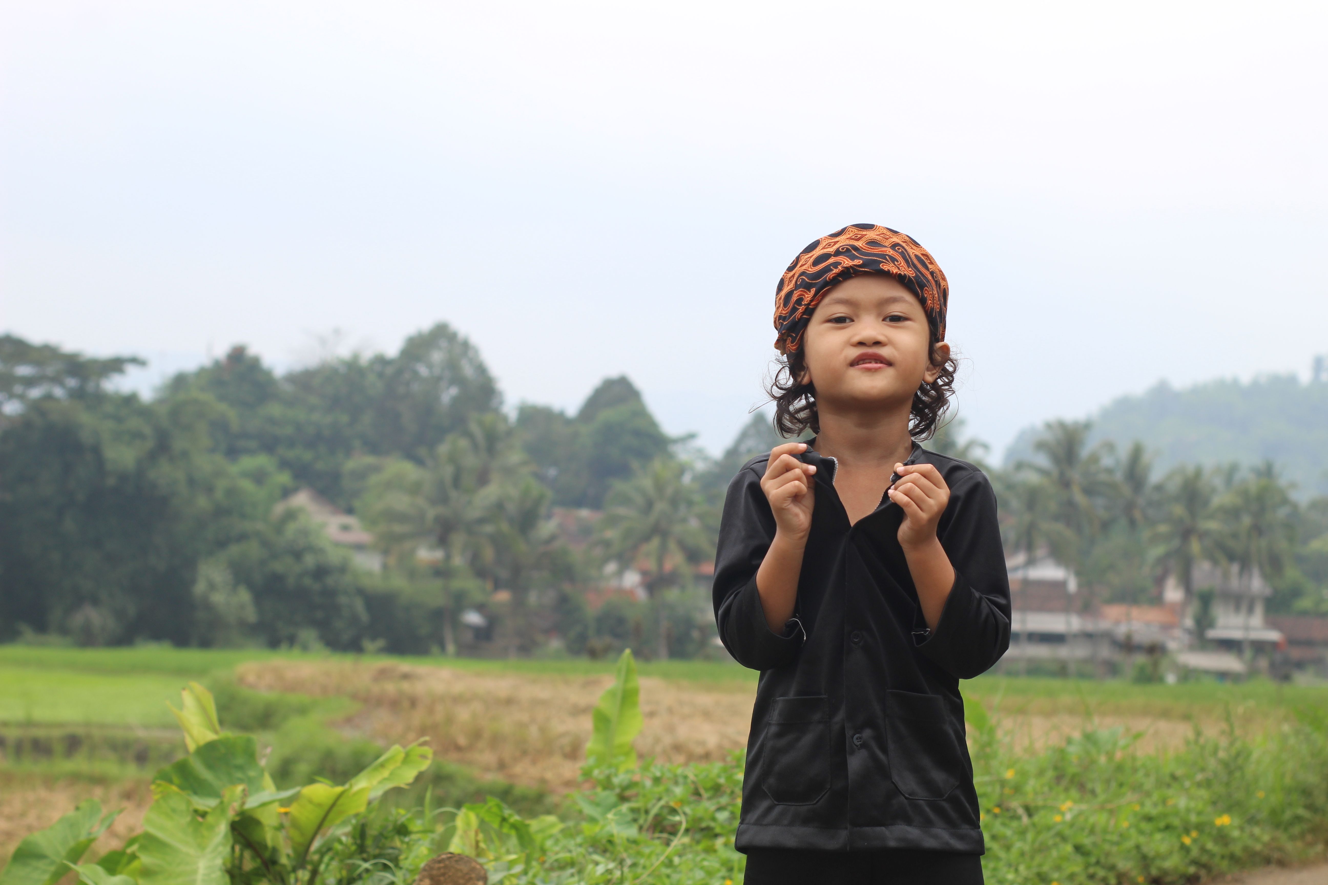 Portrait of Child in Sukabumi Countryside · Free Stock Photo