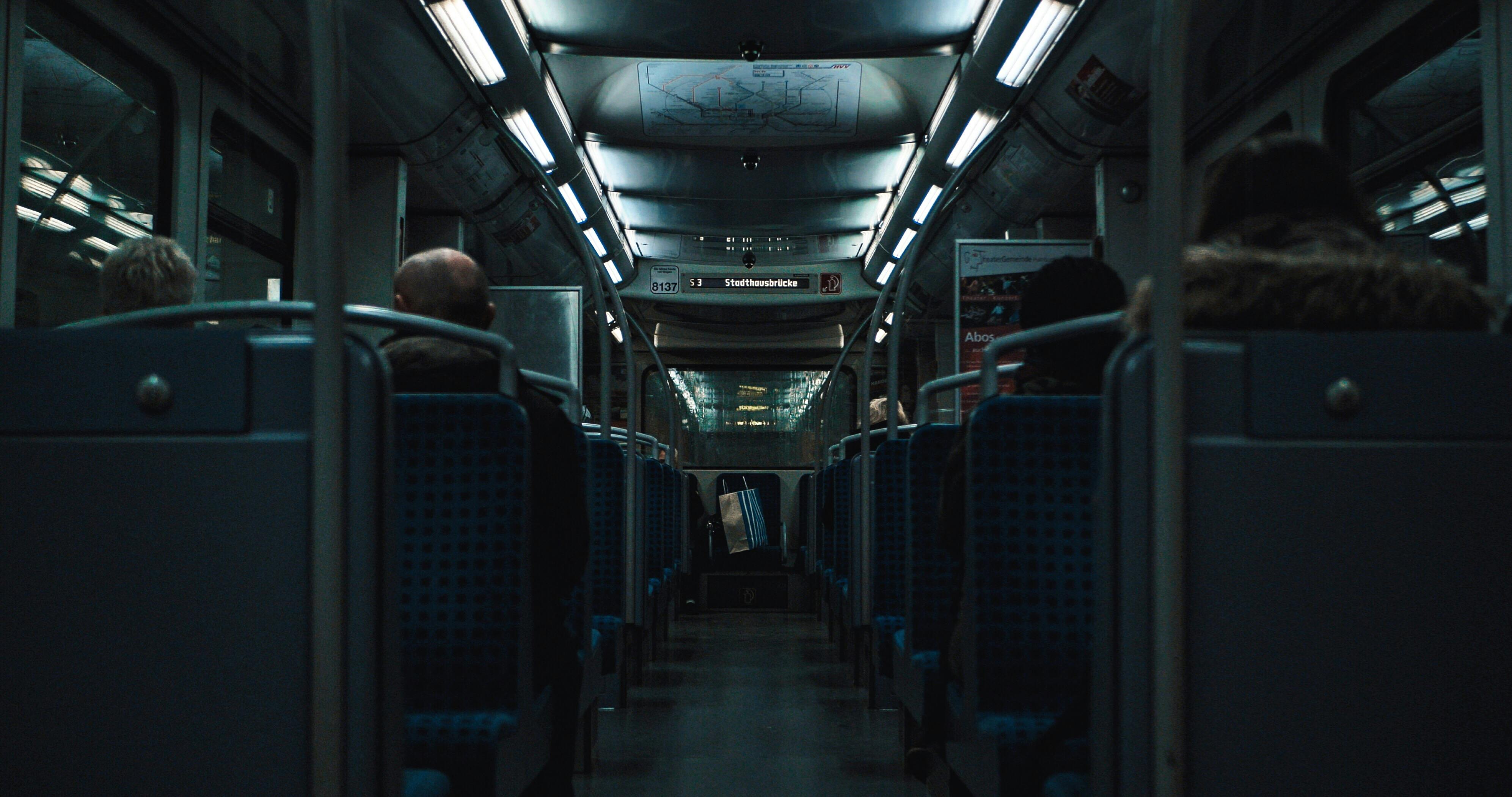 People Seated Inside a Train · Free Stock Photo
