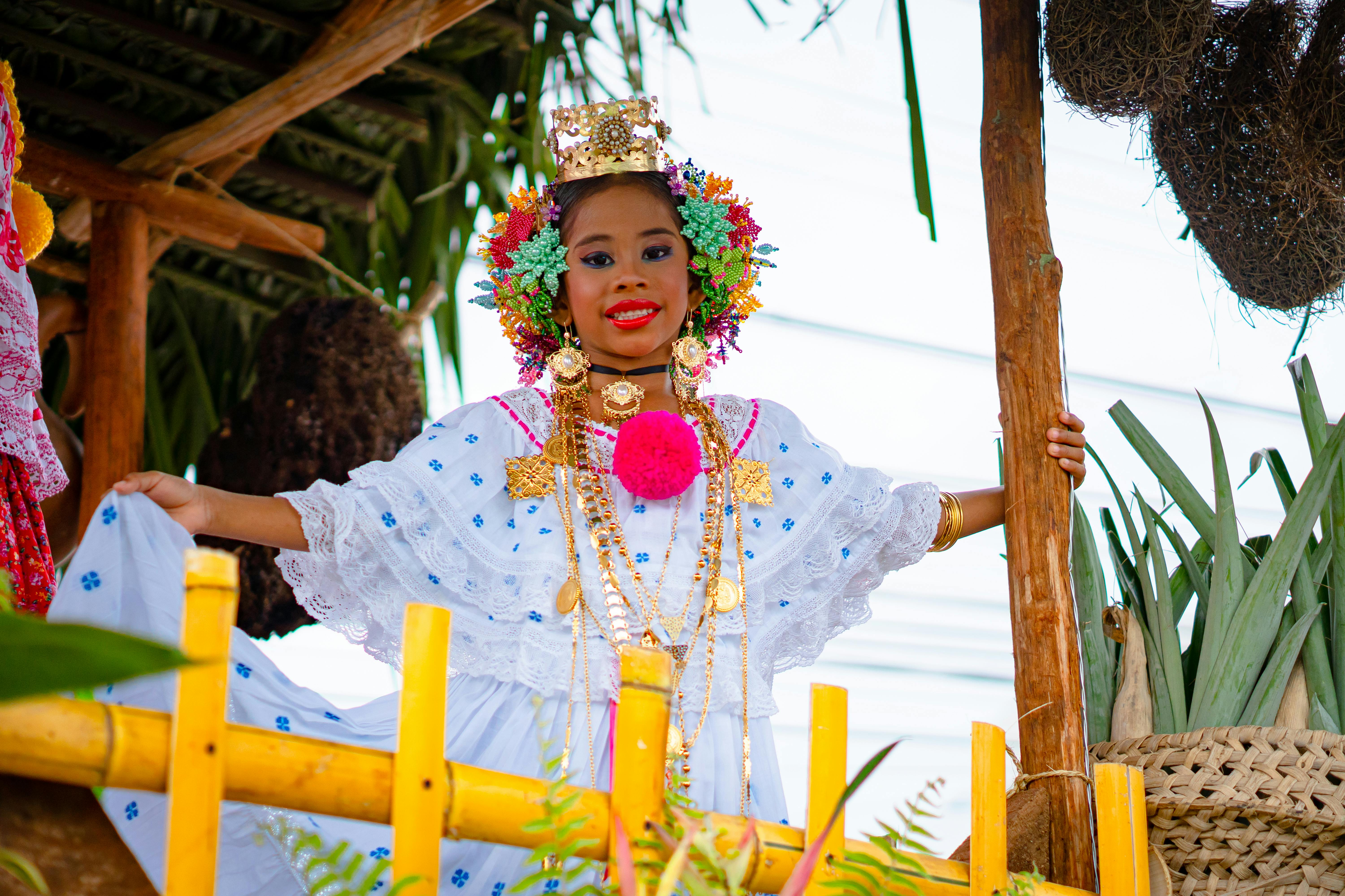 Colorful Traditional Dress at Cultural Festival · Free Stock Photo