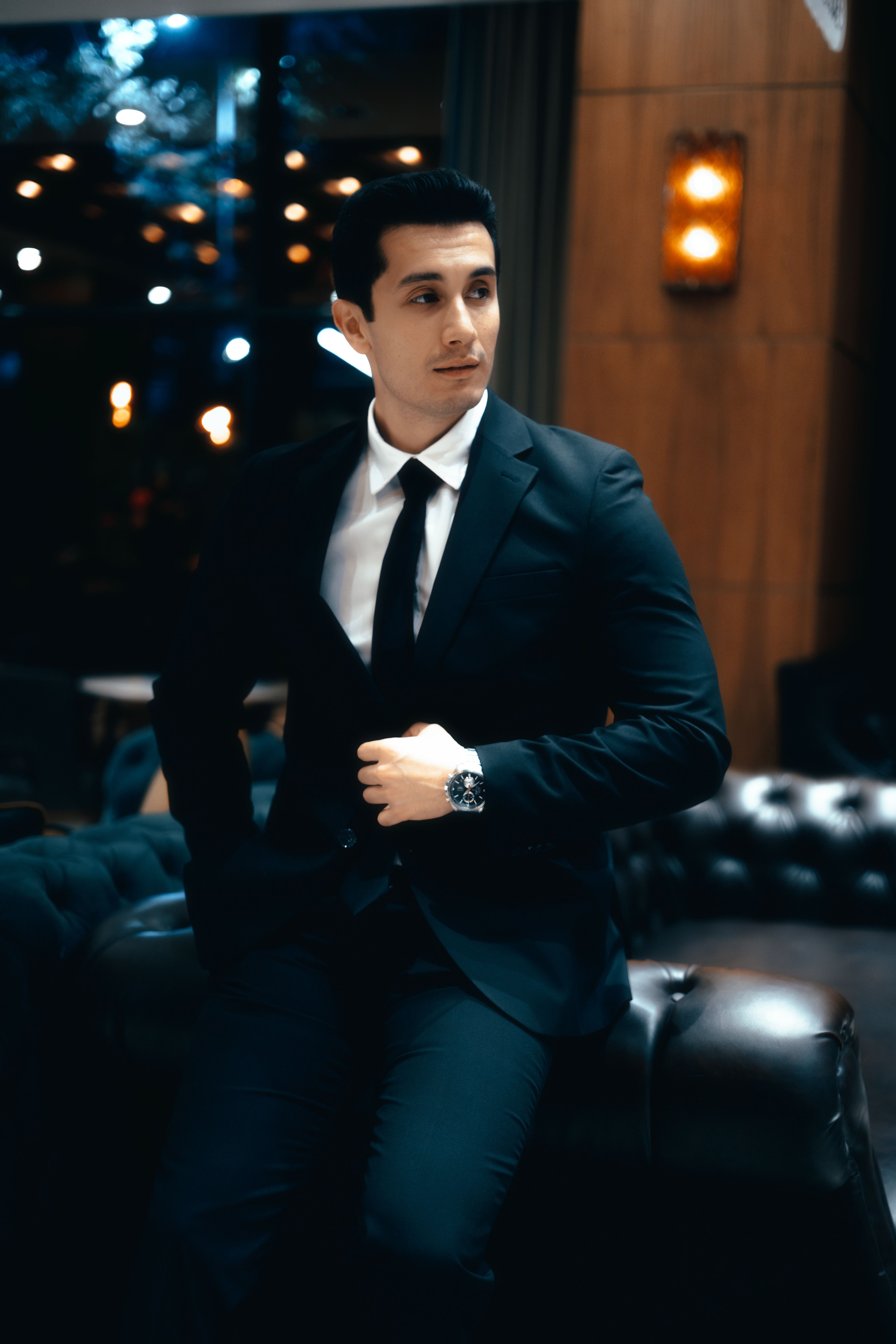 Sophisticated Gentleman in Elegant Suit Indoors · Free Stock Photo