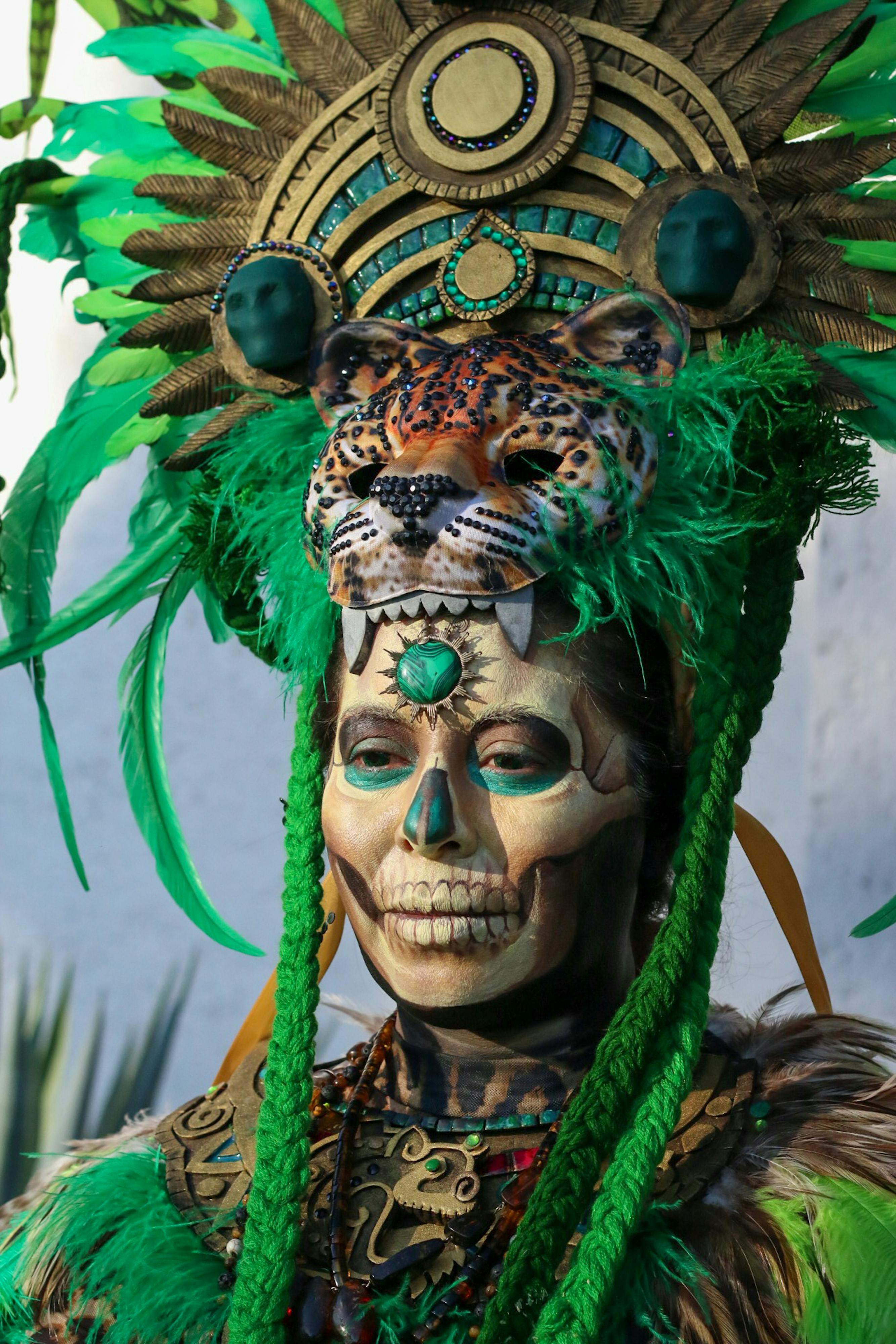 Mayan Warrior in Traditional Costume · Free Stock Photo