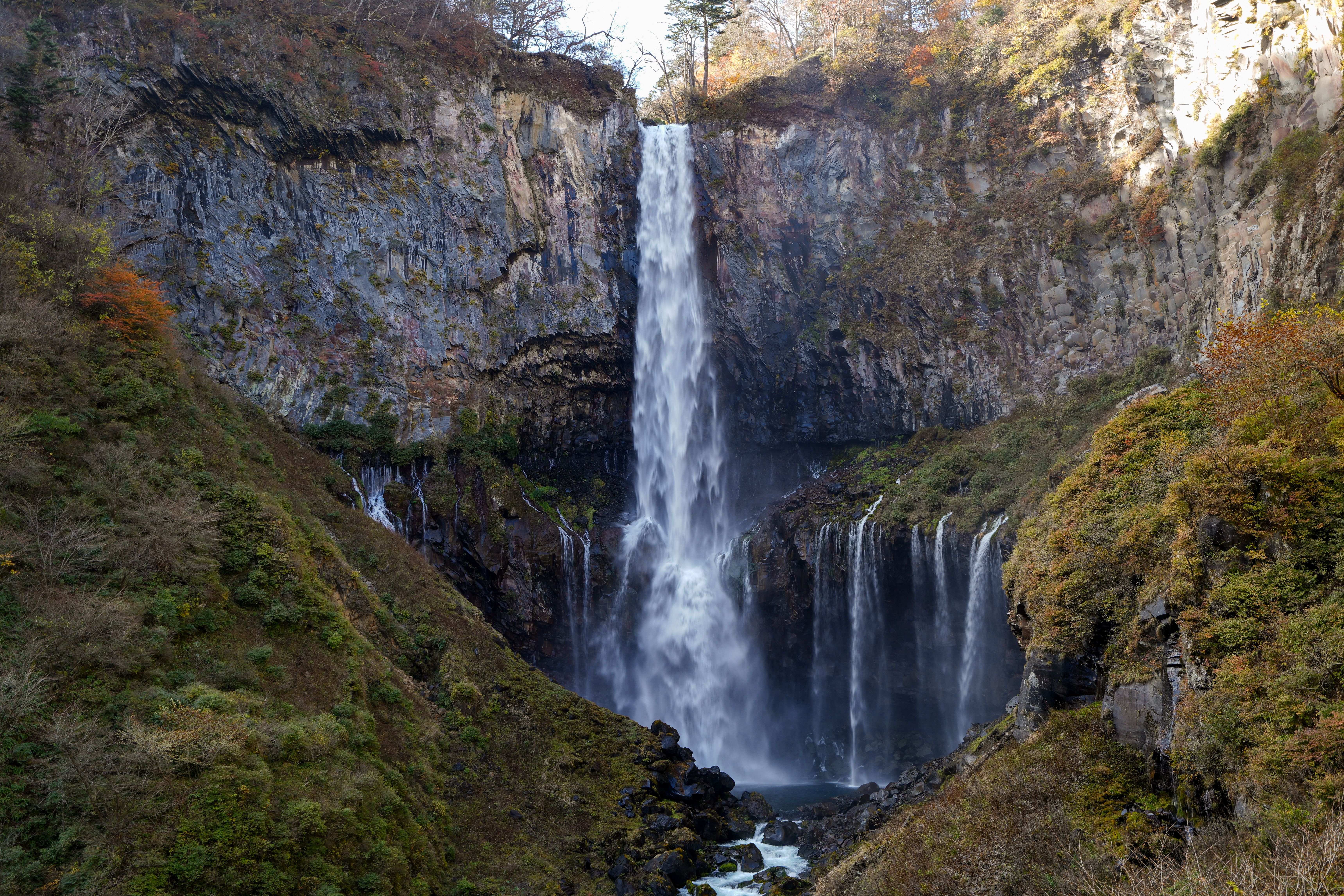 Stunning Kegon Falls in Nikko, Japan during Autumn · Free Stock Photo