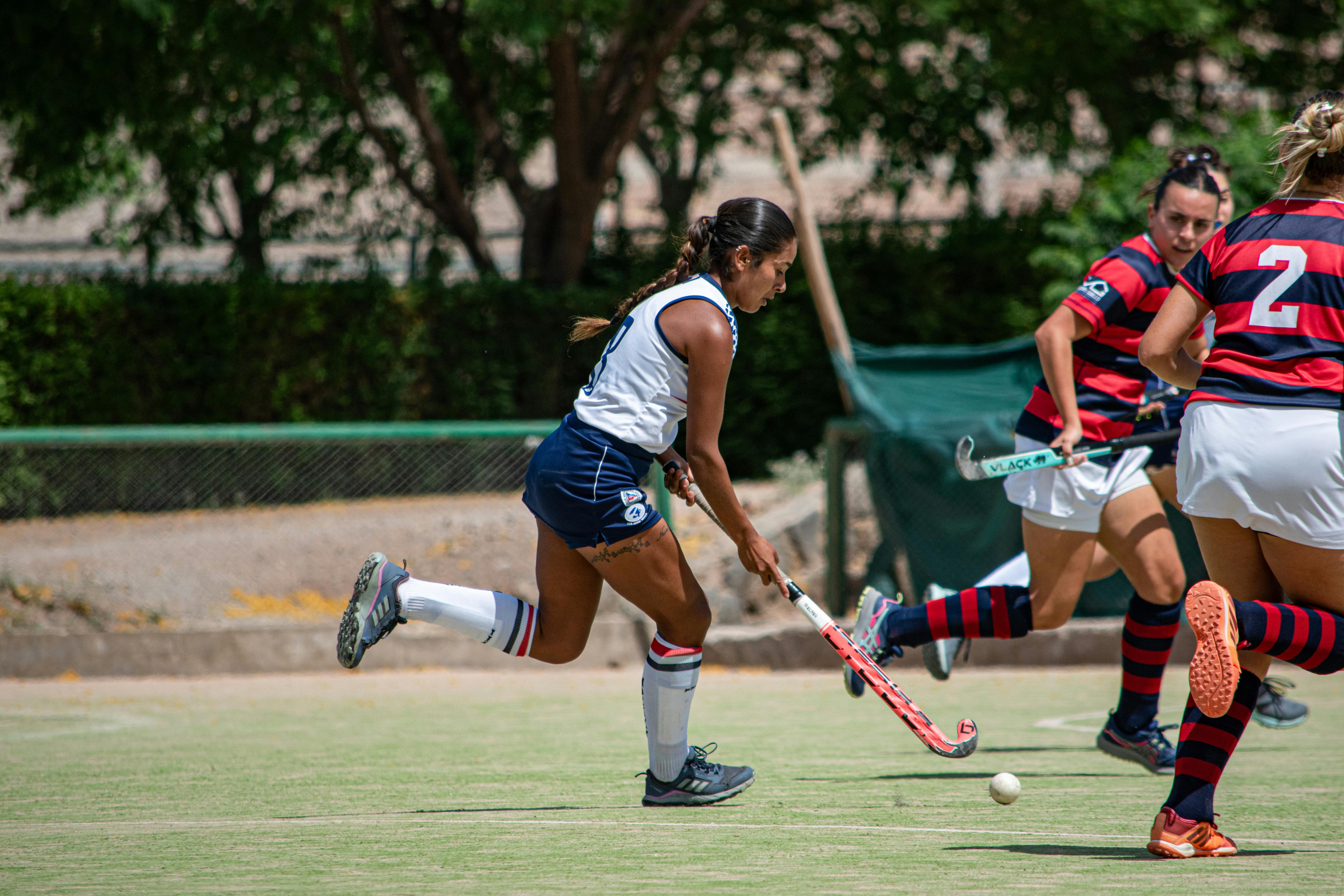 Women's Field Hockey Match Action Shot · Free Stock Photo