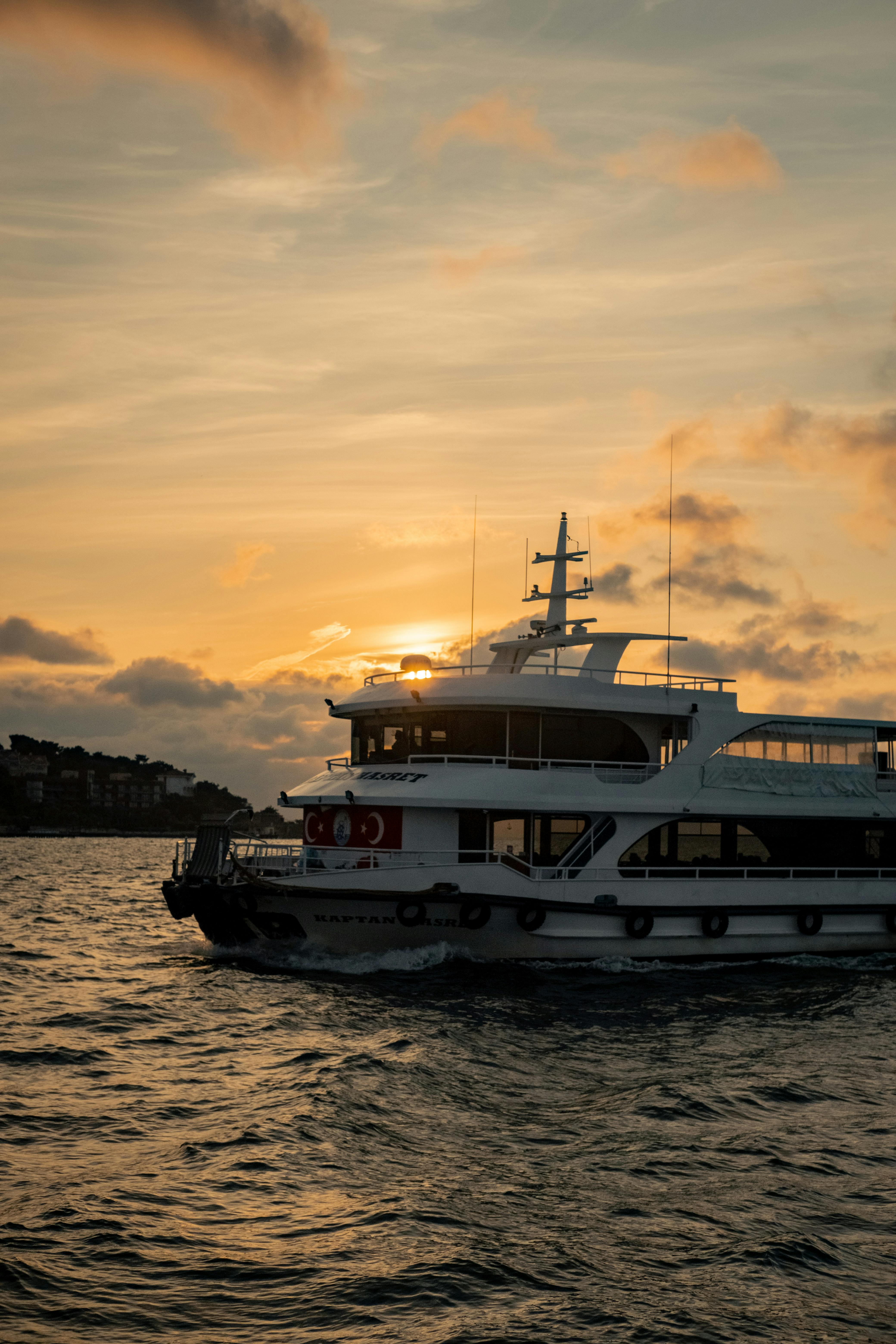 Scenic Sunset Cruise on a Beautiful Yacht · Free Stock Photo