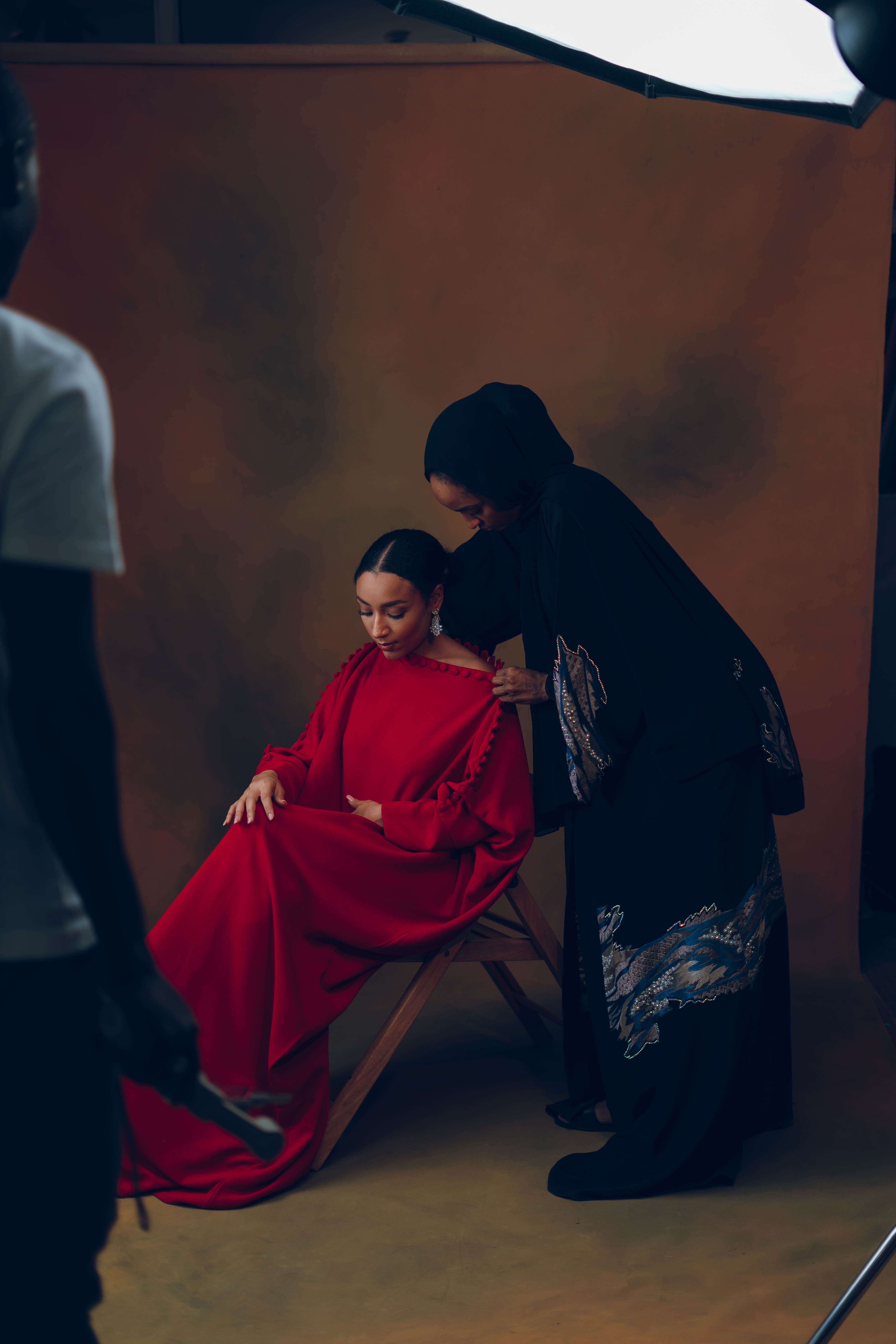 Elegant Studio Portrait Session in Nigeria · Free Stock Photo