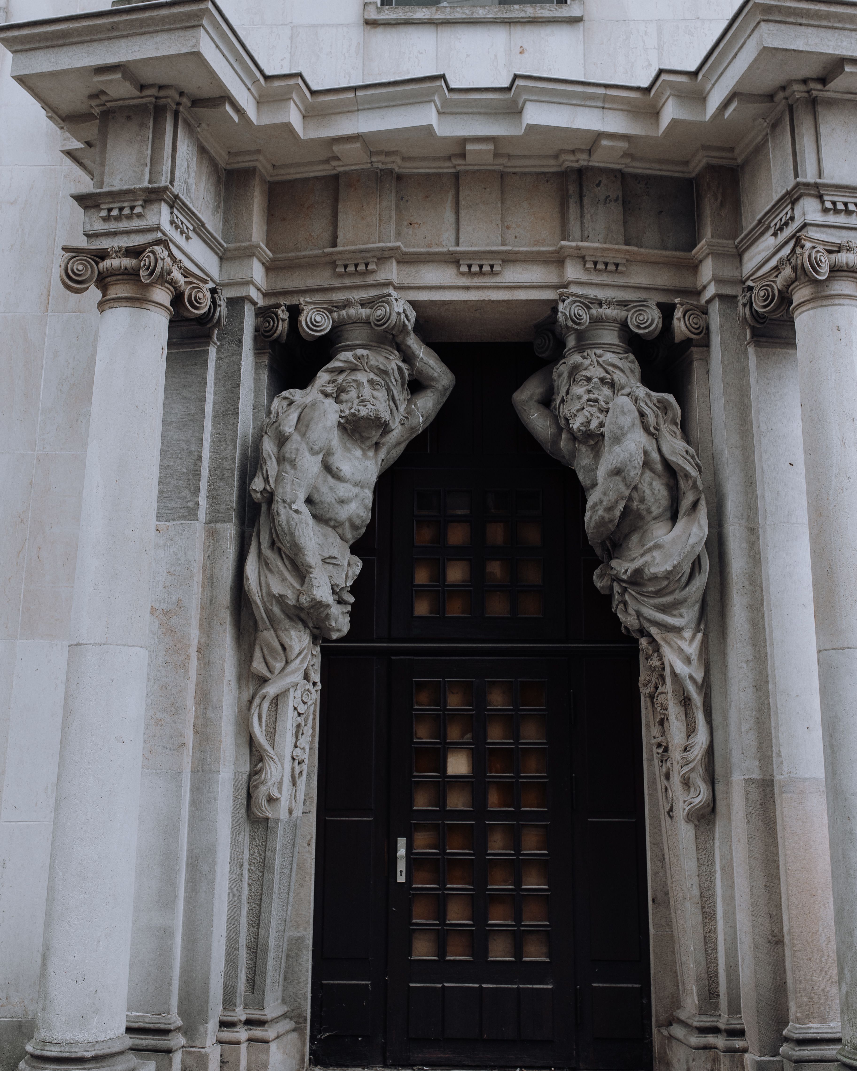 Ornate European Classical Sculpted Doorway · Free Stock Photo