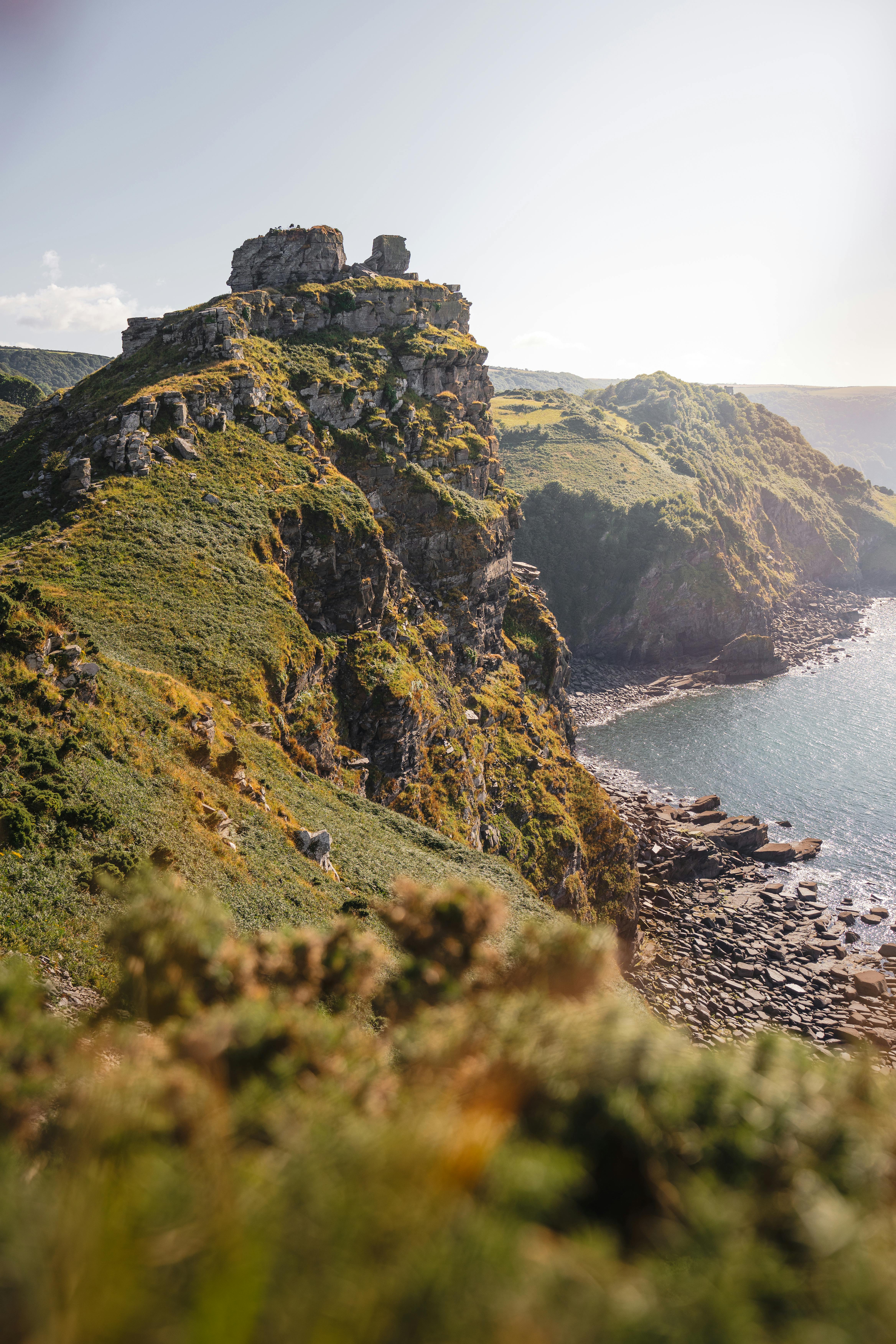 Scenic Coastal Cliff Landscape with Ocean View · Free Stock Photo