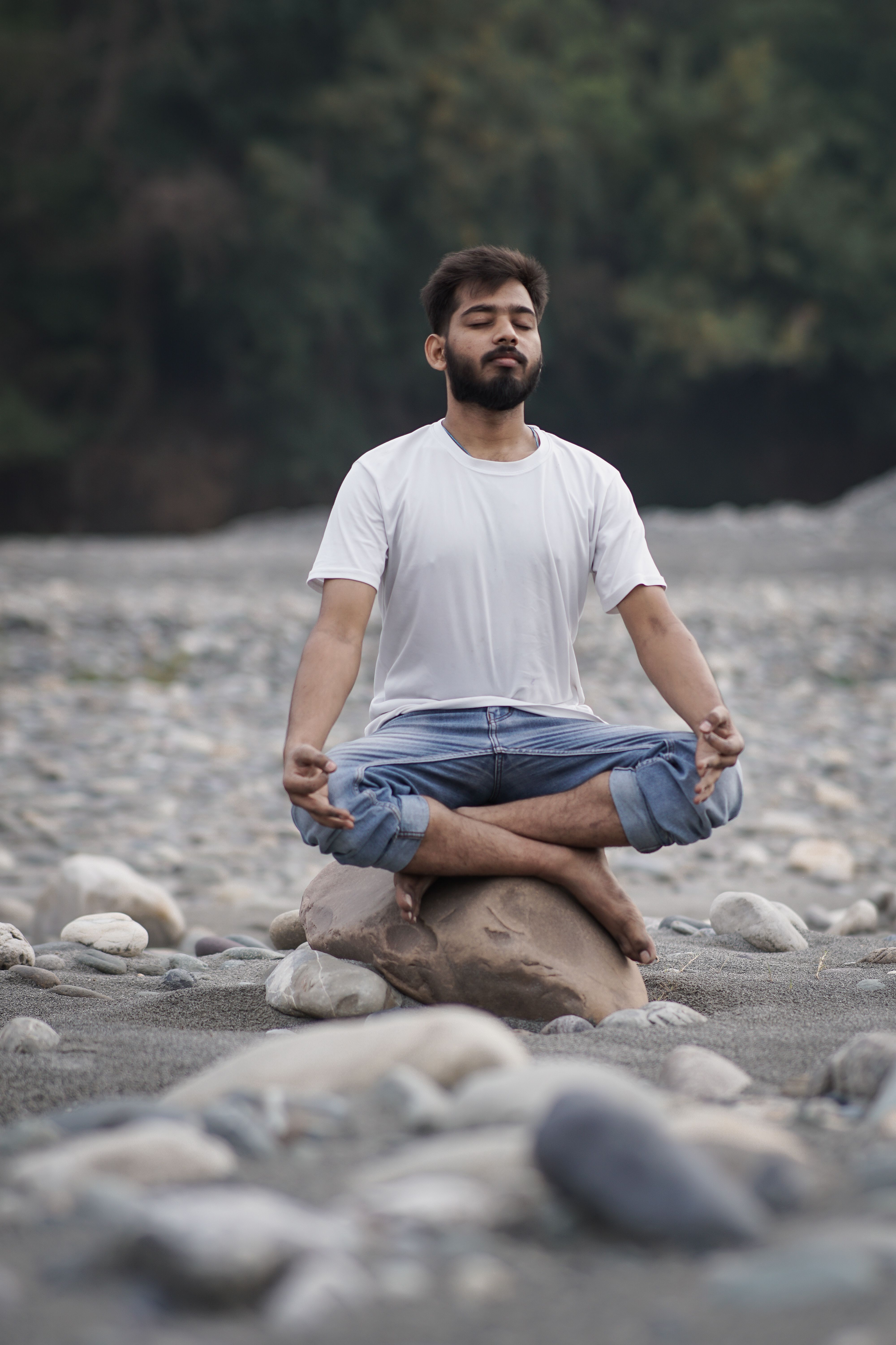 Photography of a Woman Meditating · Free Stock Photo