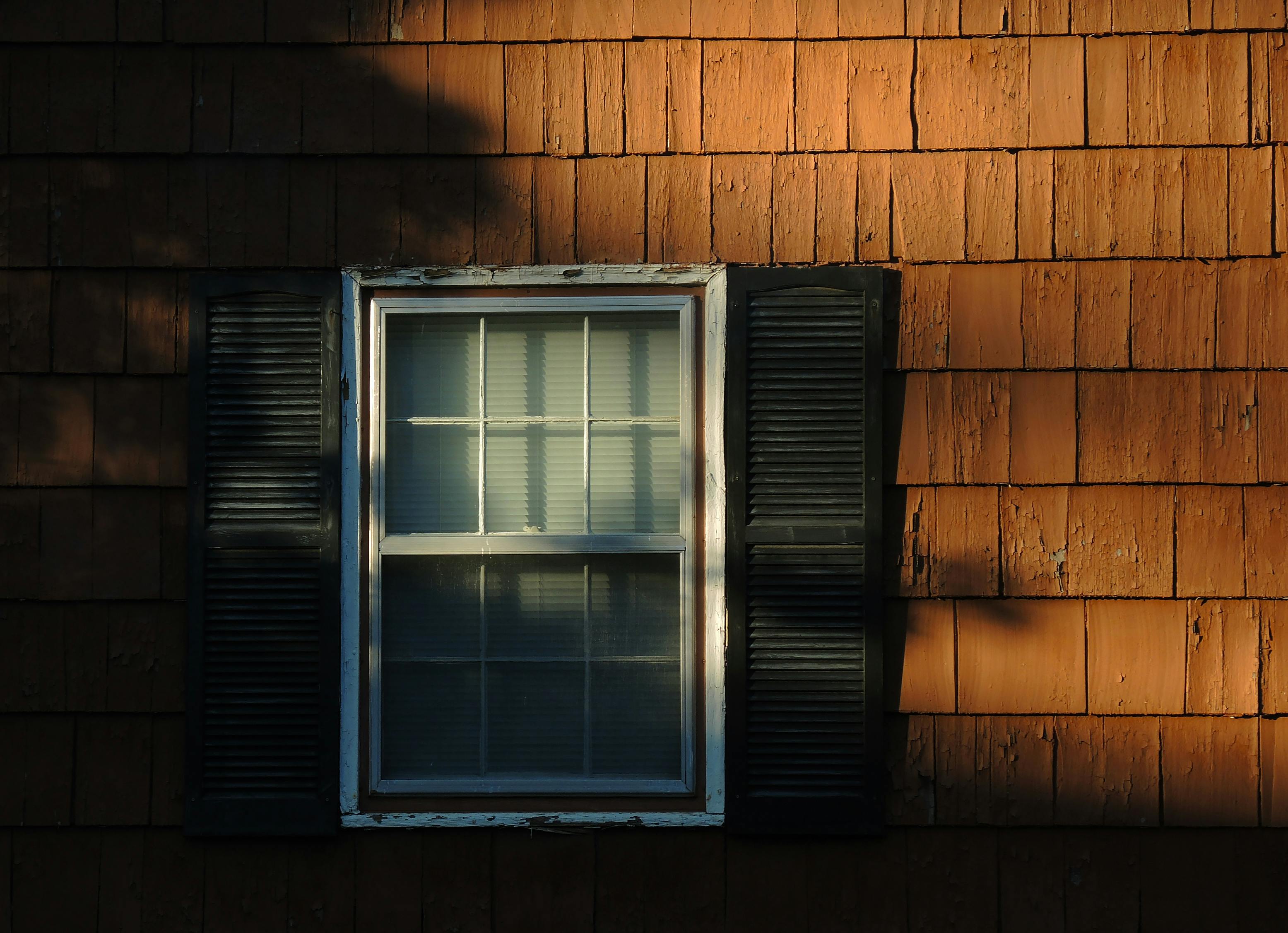 Autumn Light on Window with Shutters · Free Stock Photo