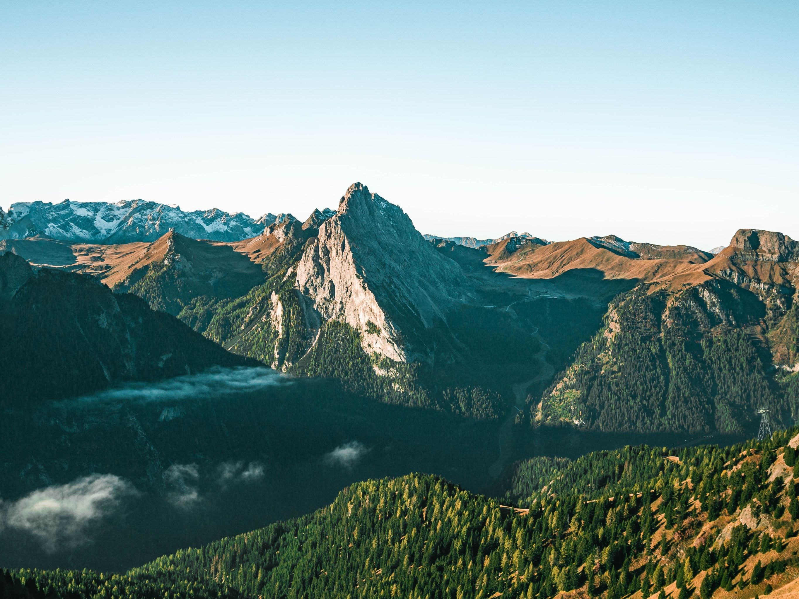 Majestic Mountain Range in Clear Daylight · Free Stock Photo