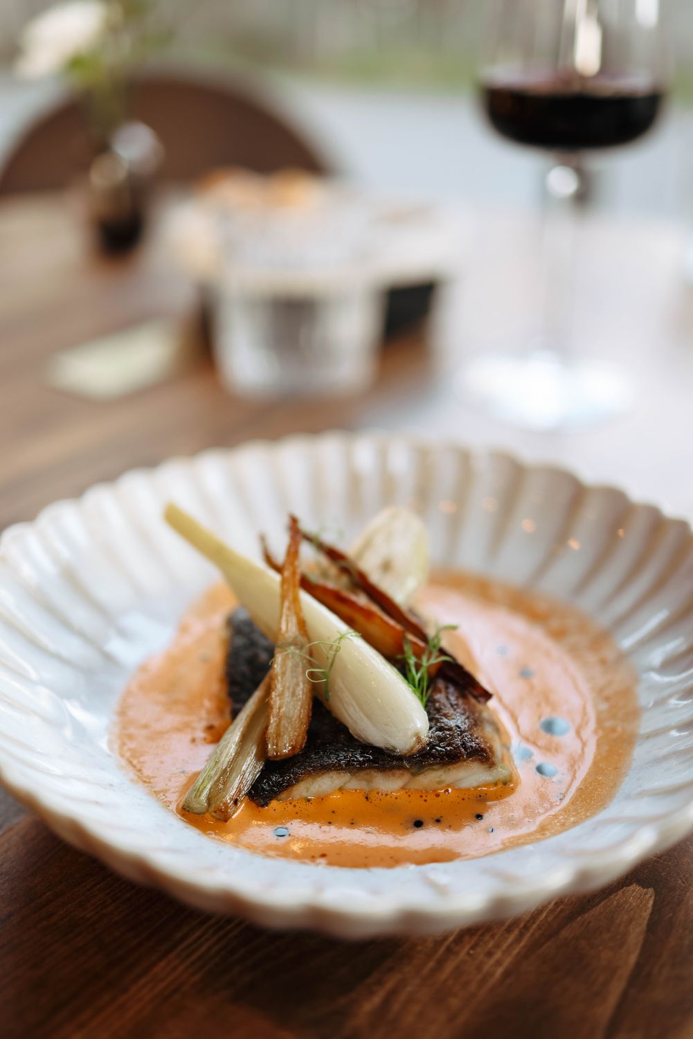 Delicious Gourmet Fish Dish with Sauce · Free Stock Photo
