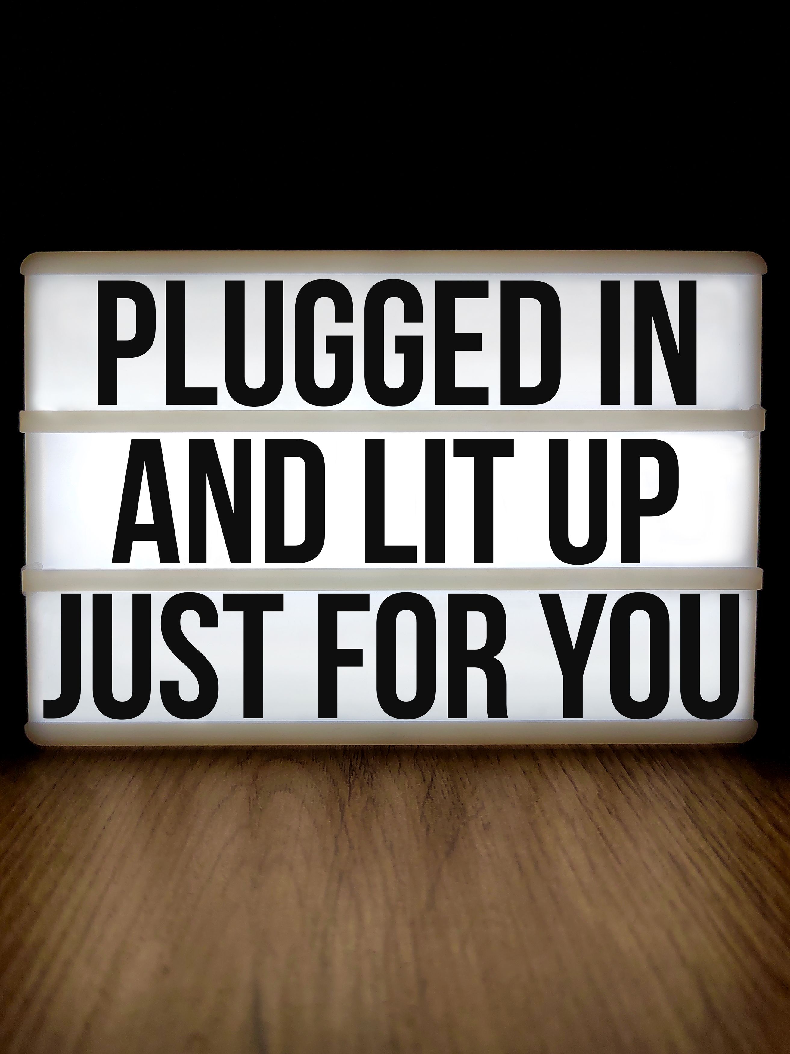 Inspirational Lightbox Message for Motivation · Free Stock Photo