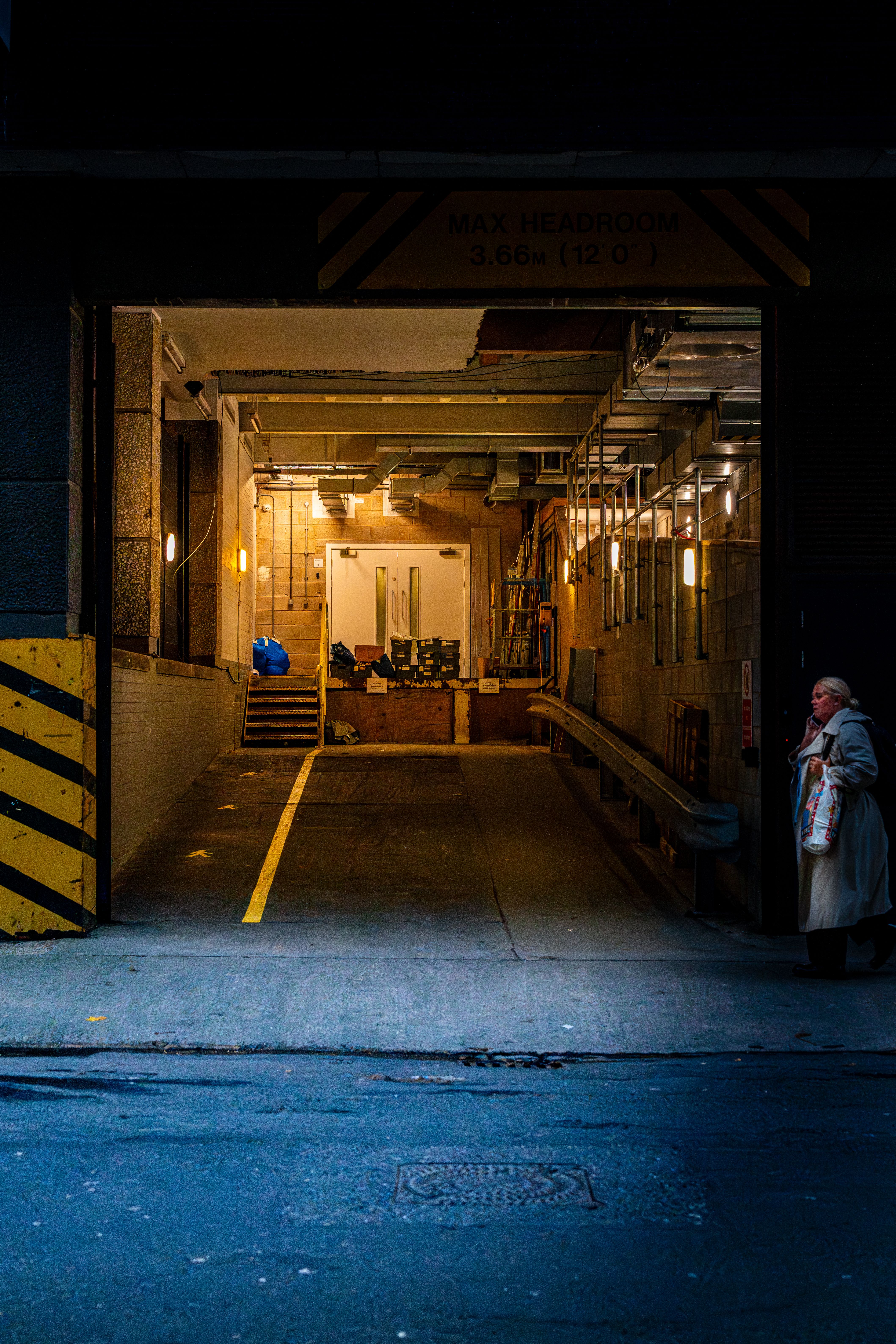 Dramatic Urban Alleyway Scene at Night · Free Stock Photo