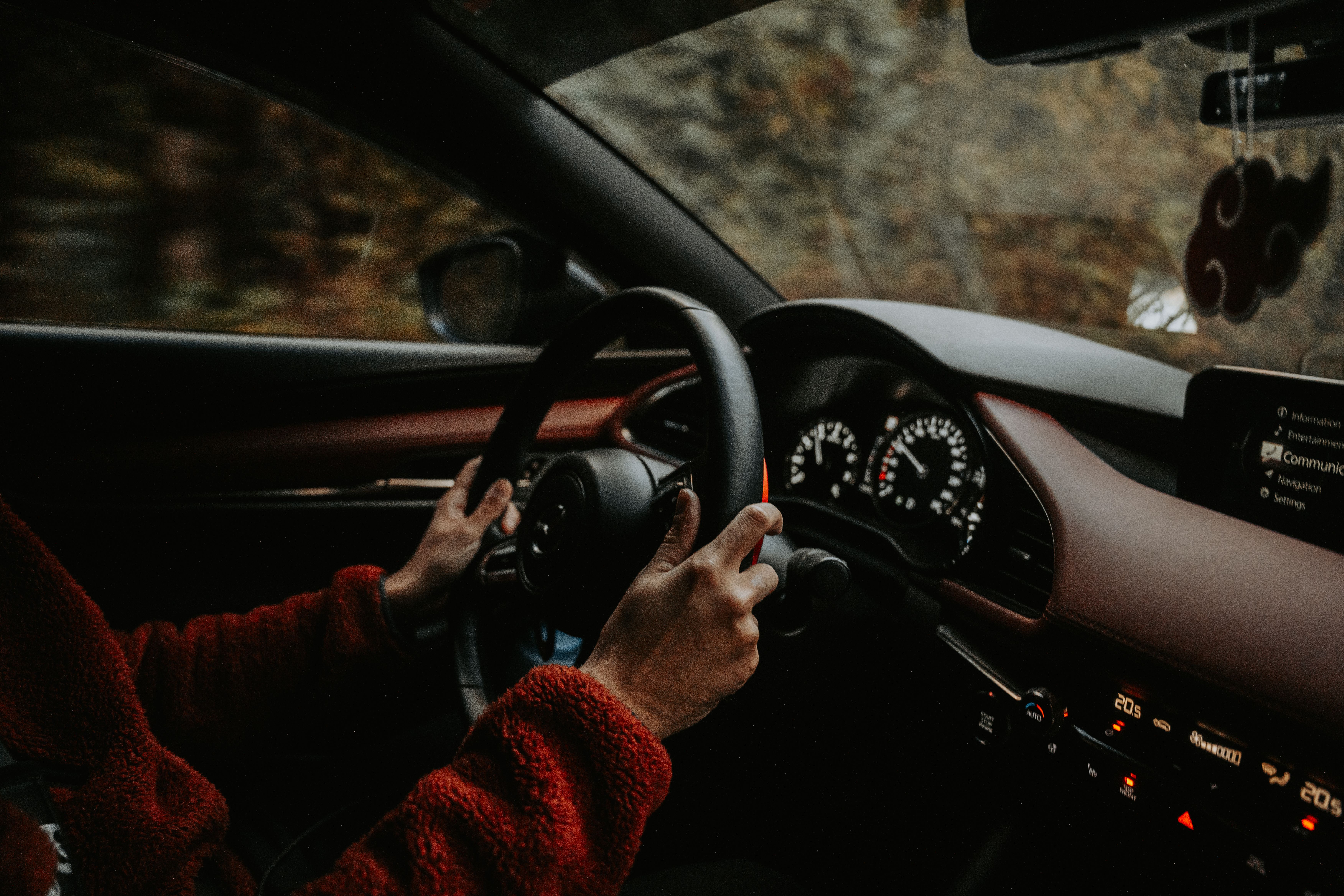 Driving Through Scenic Autumn Countryside · Free Stock Photo