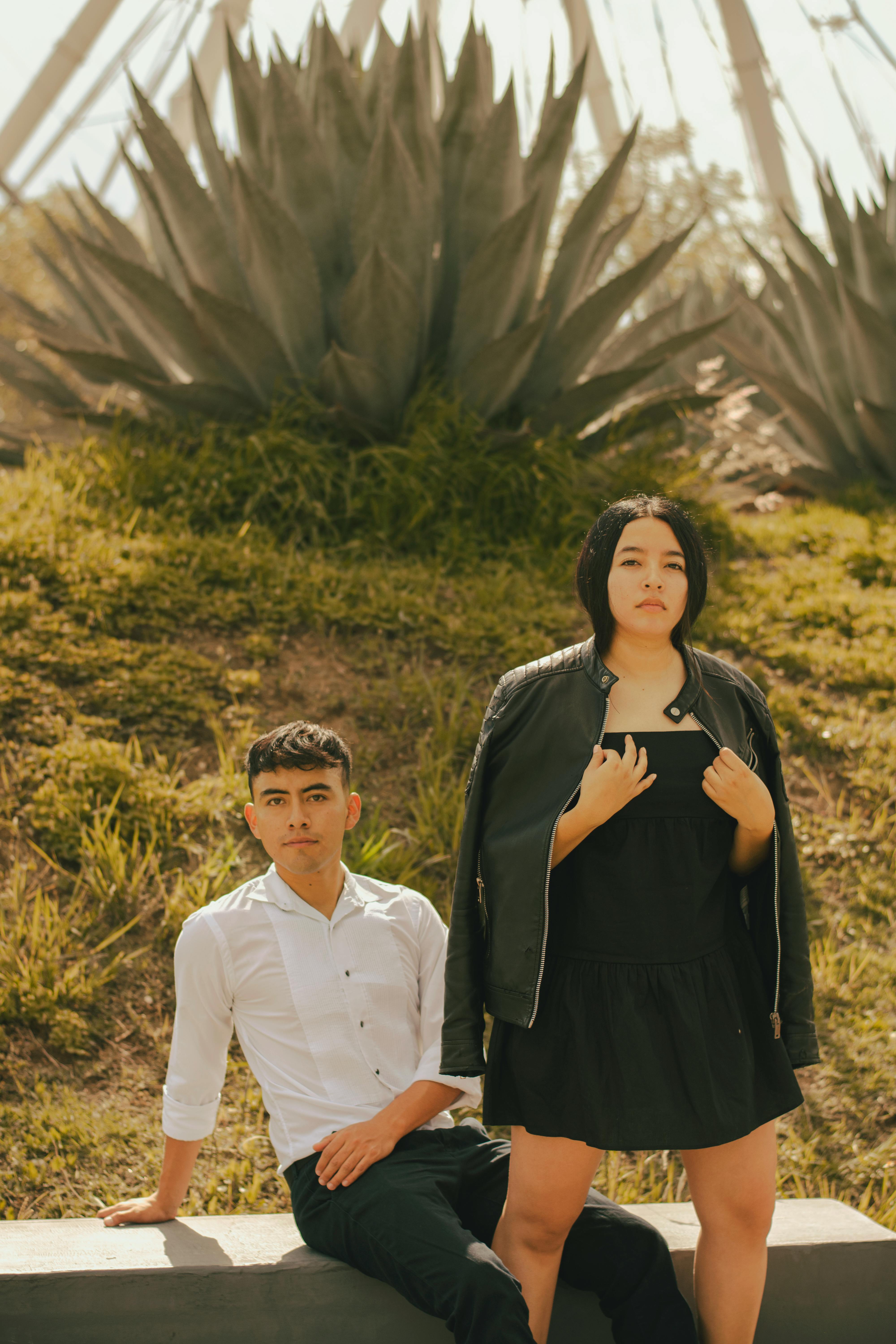 Young Adults Fashion Portrait in Nature · Free Stock Photo