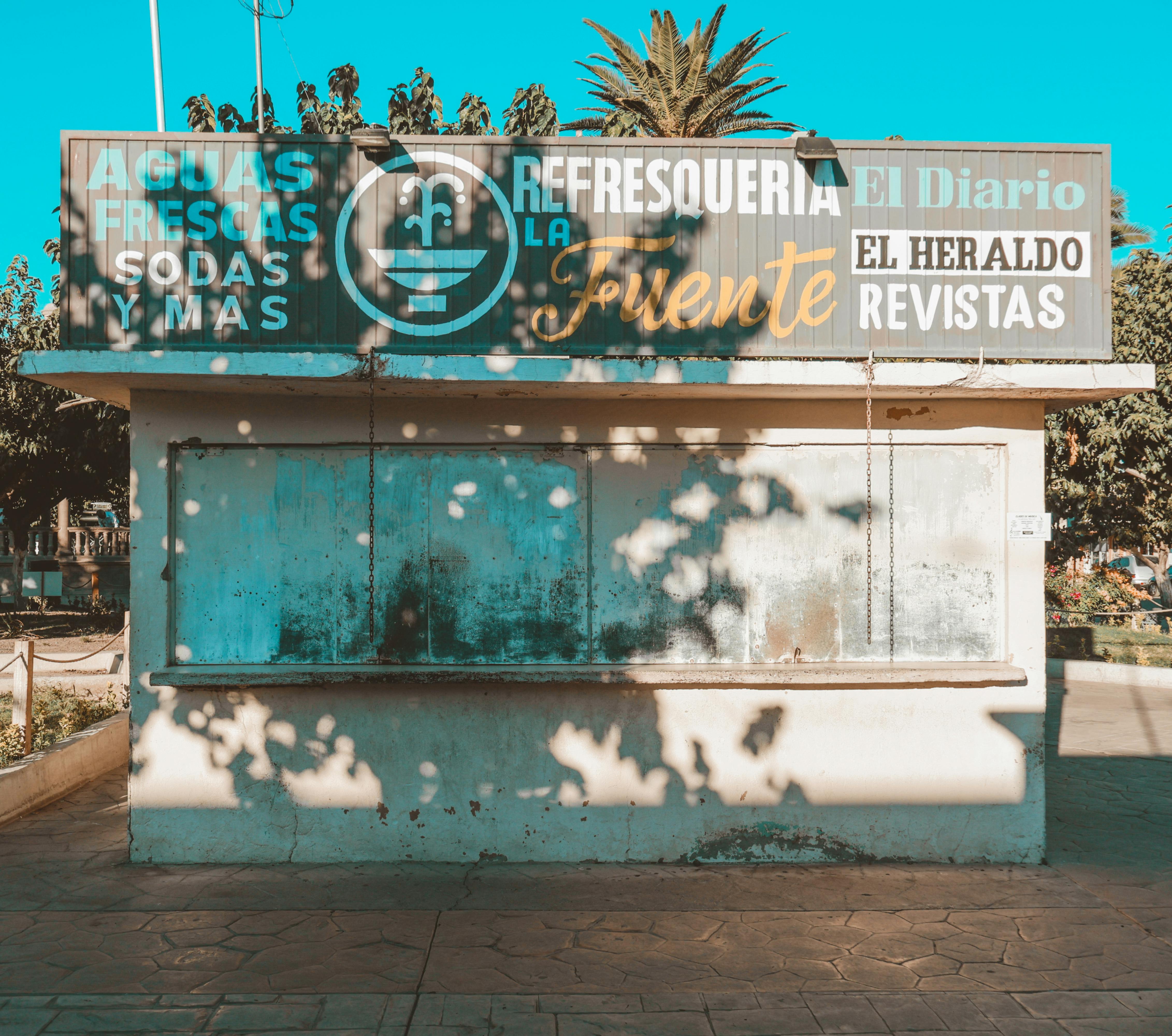 Empty Refreshment Stand in Pedro Meoqui, Mexico · Free Stock Photo