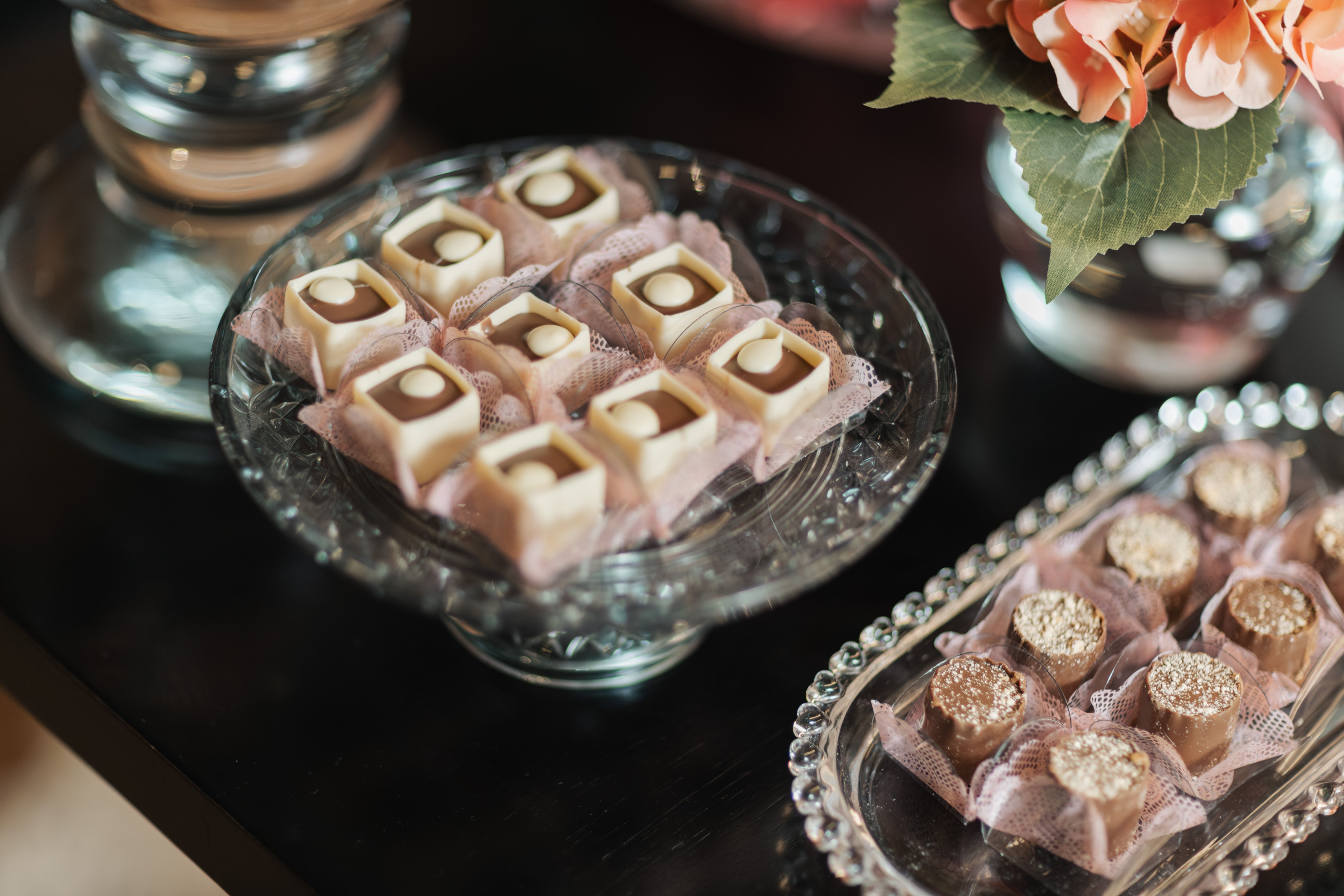 Elegant Display of Assorted Chocolates and Petits Fours · Free Stock Photo