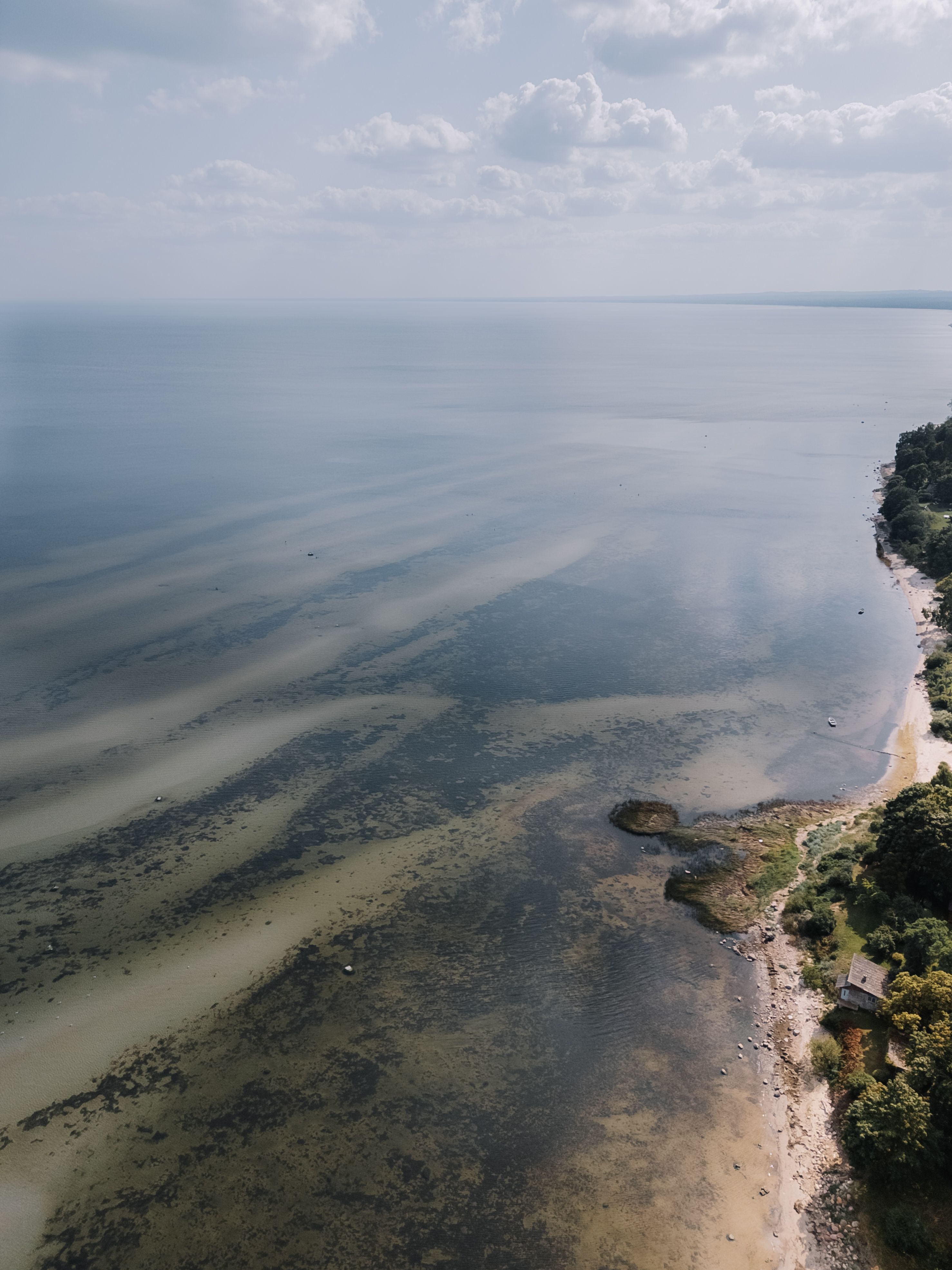 Scenic Aerial View of Baltic Sea Coastline · Free Stock Photo