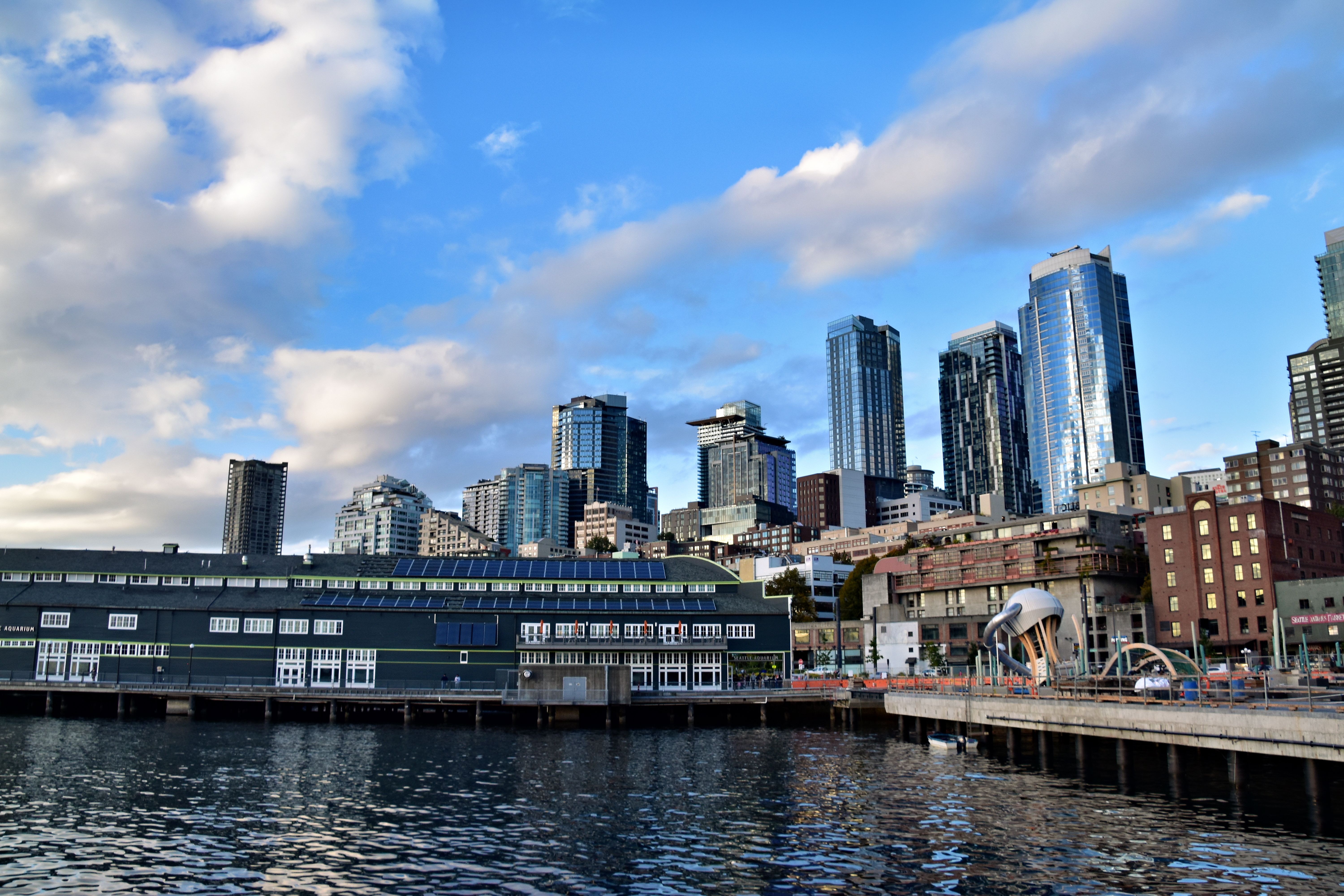 Photo of Seattle Skyline During Golden Hour · Free Stock Photo
