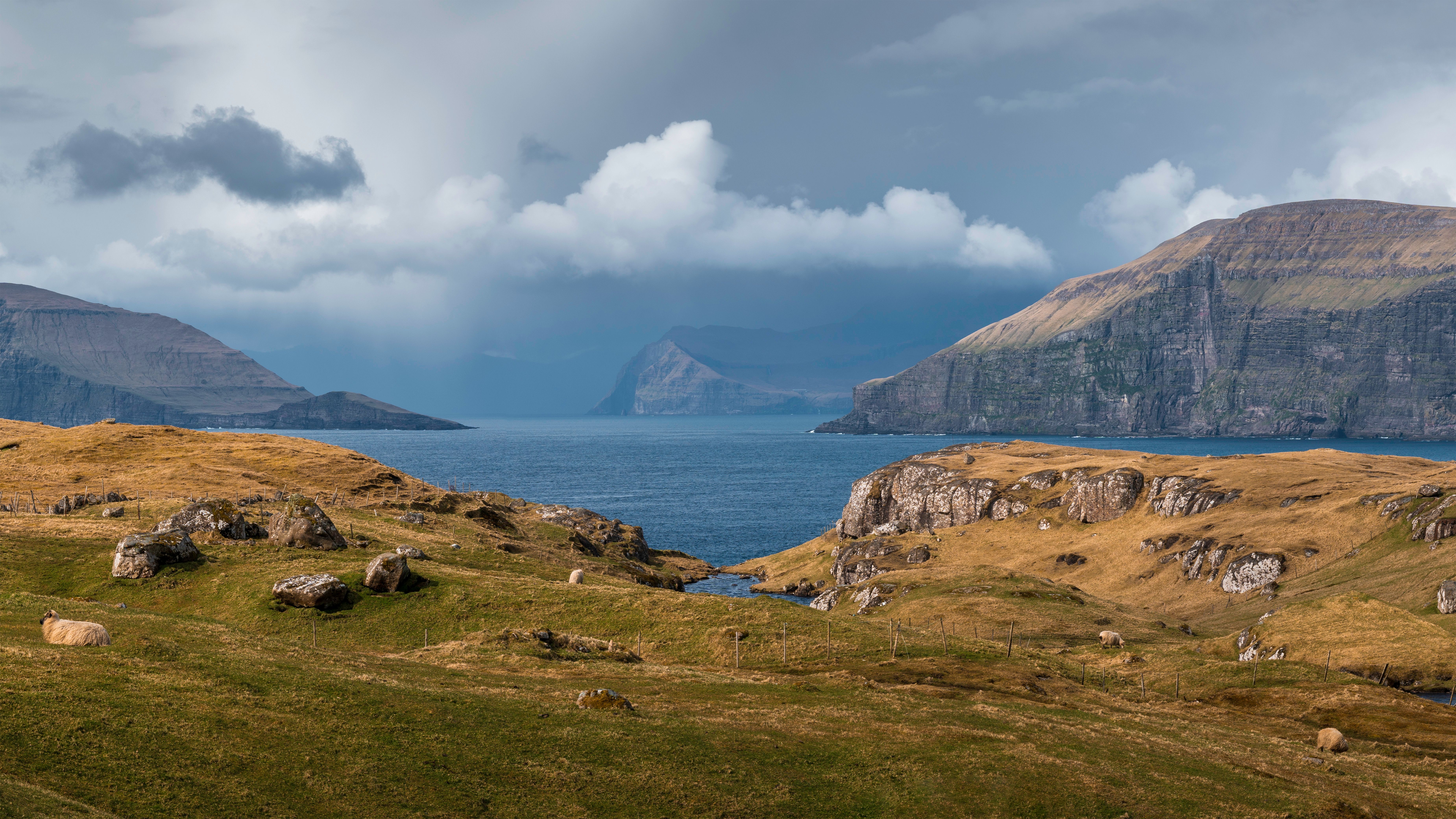 Scenic Faroe Islands Coastal Dirt Road View · Free Stock Photo
