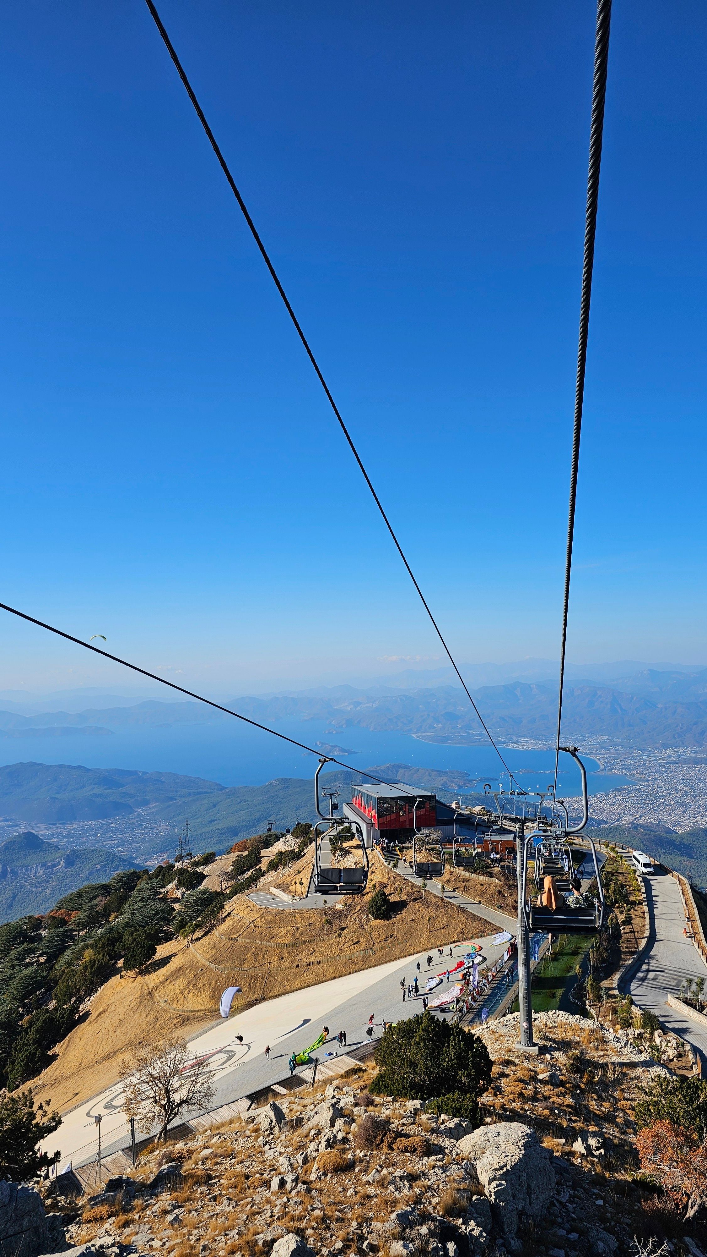 Scenic Cable Car Ride Over Turkish Mountains · Free Stock Photo