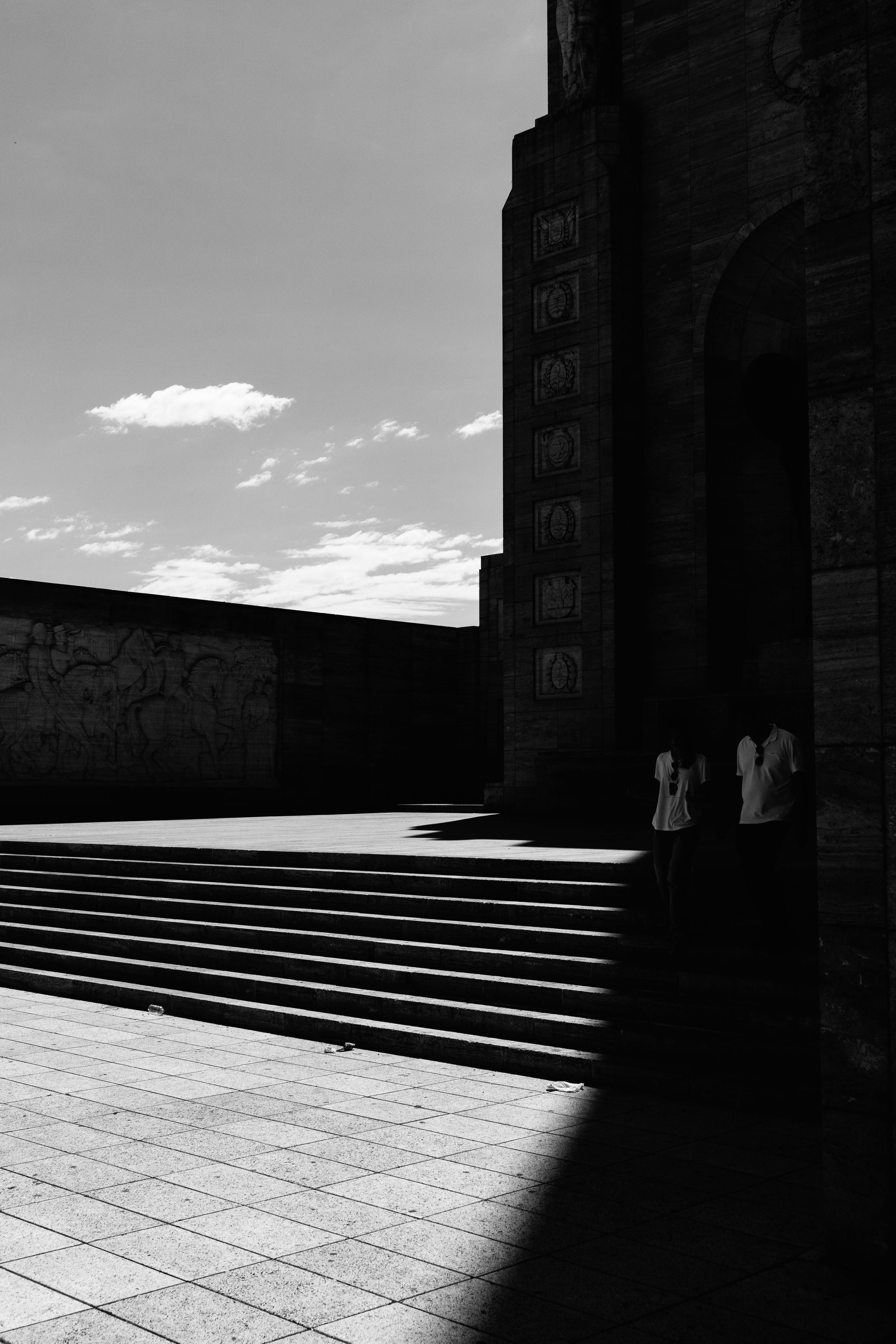 Dramatic Shadows at National Flag Memorial · Free Stock Photo