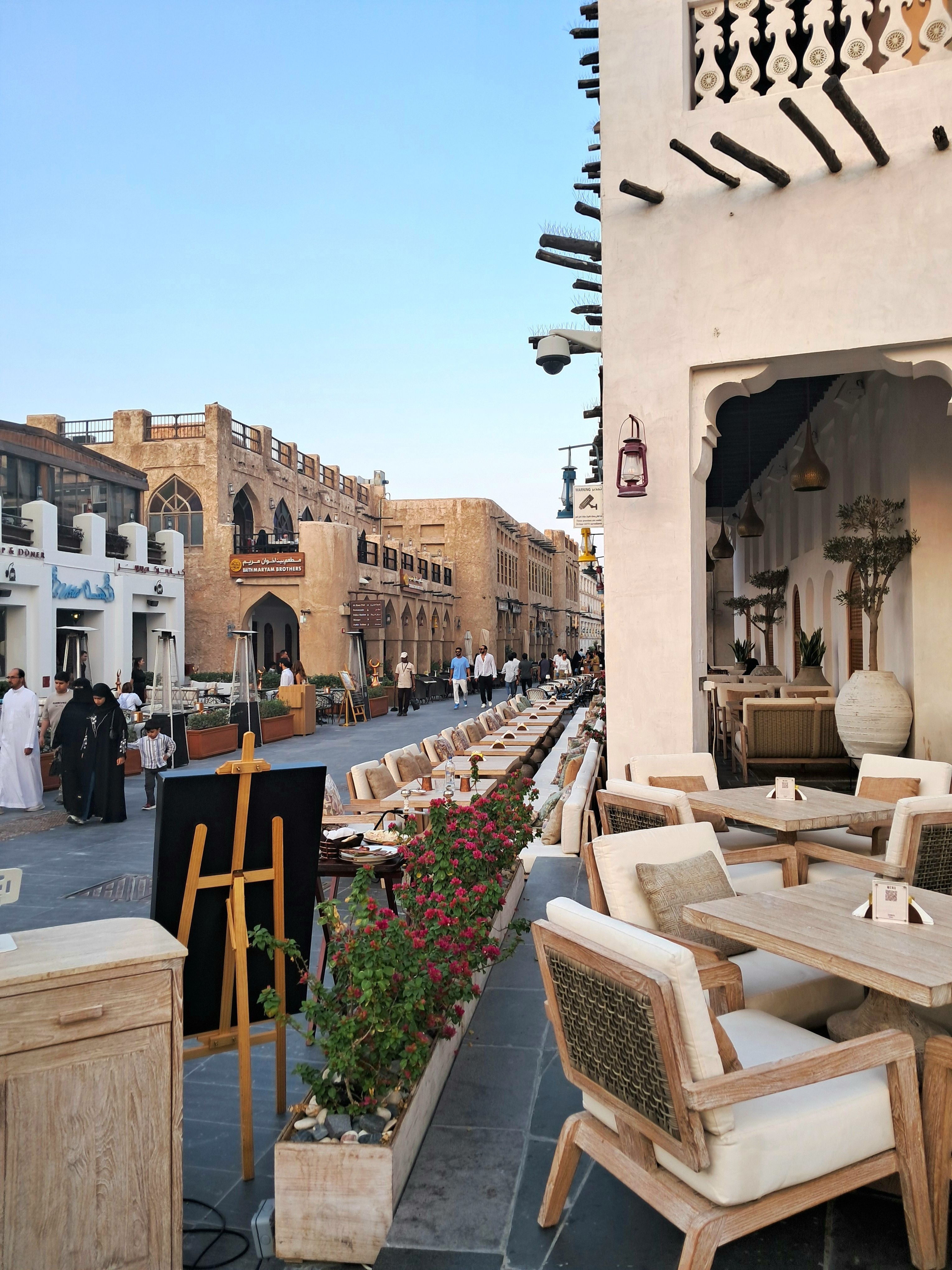 Bustling Souq Waqif Street Scene in Doha · Free Stock Photo