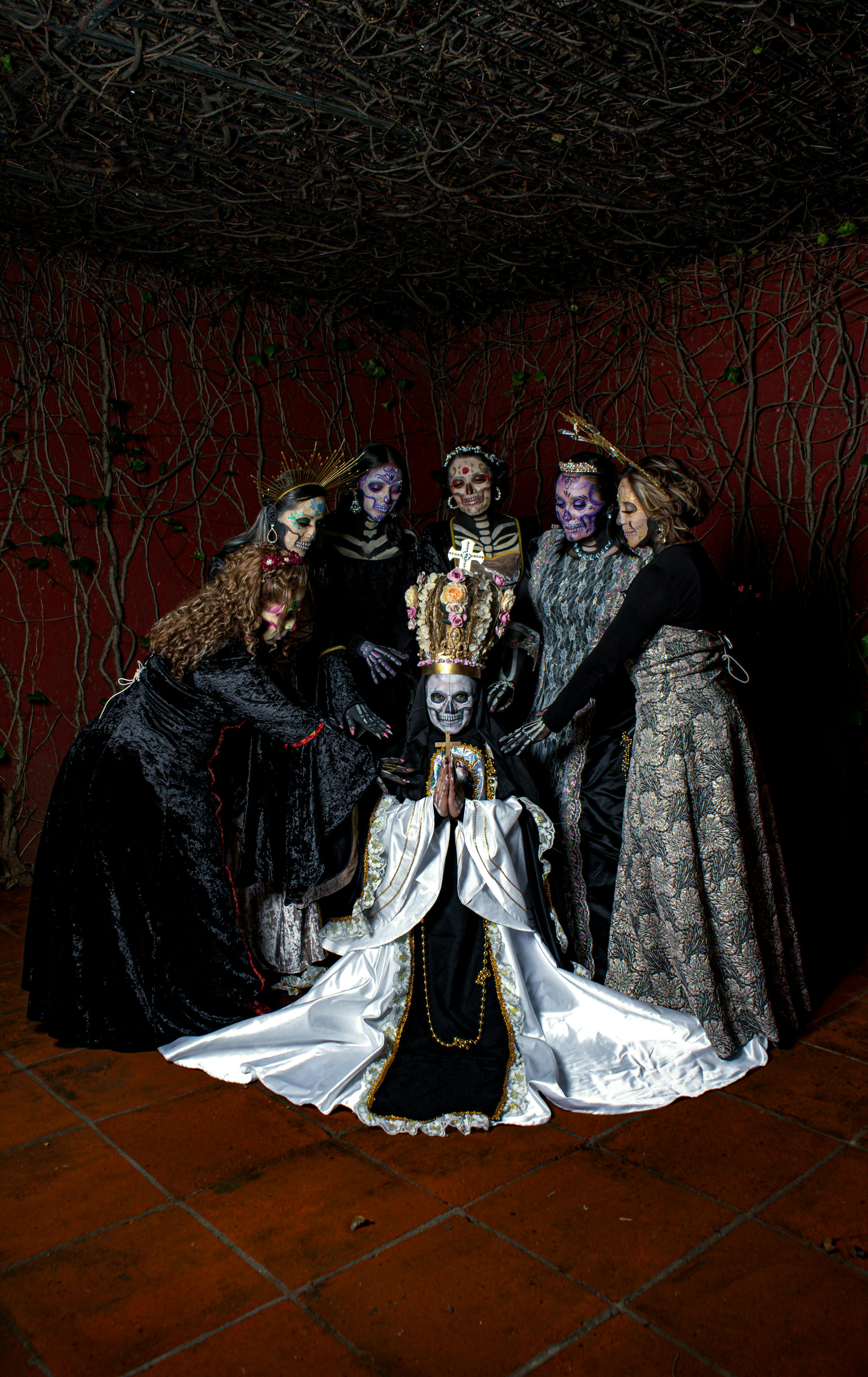 Gothic Fantasy Group with Dramatic Costumes · Free Stock Photo