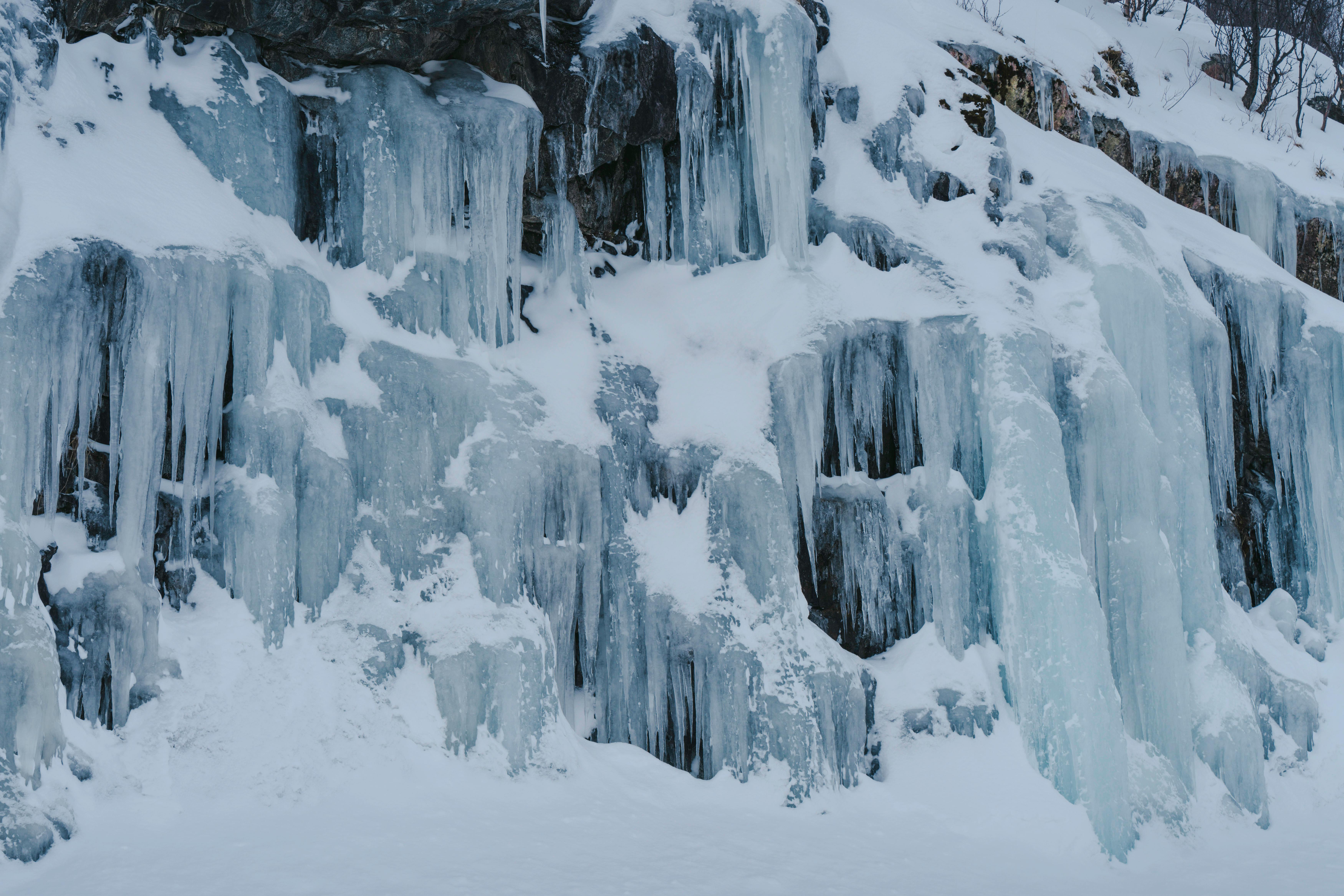 Frozen Ice Wall in Arctic Landscape · Free Stock Photo