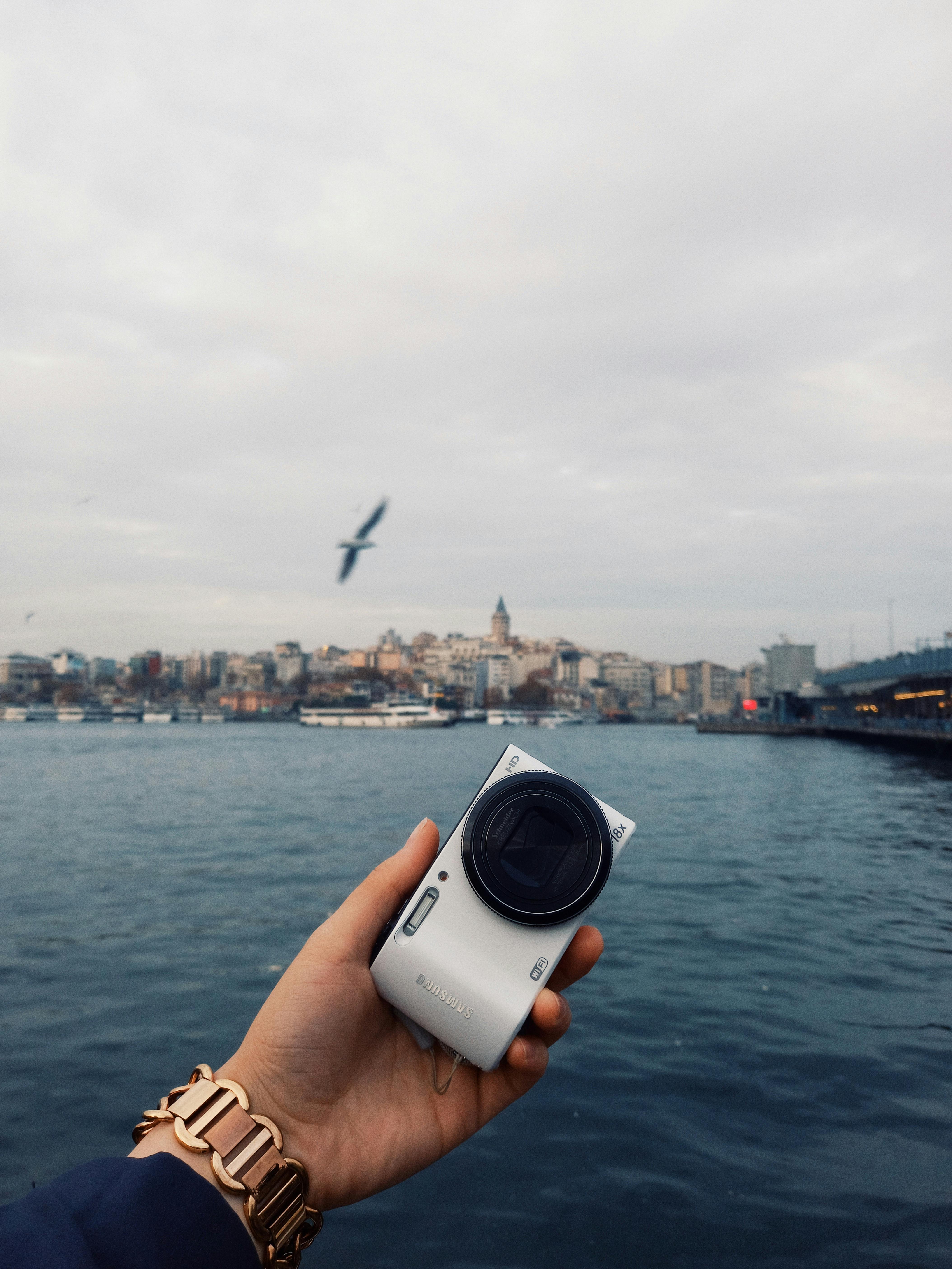 Ücretsiz açık hava, bileklik, bulutlu, bulutlu hava, büyük şehir, deniz ...