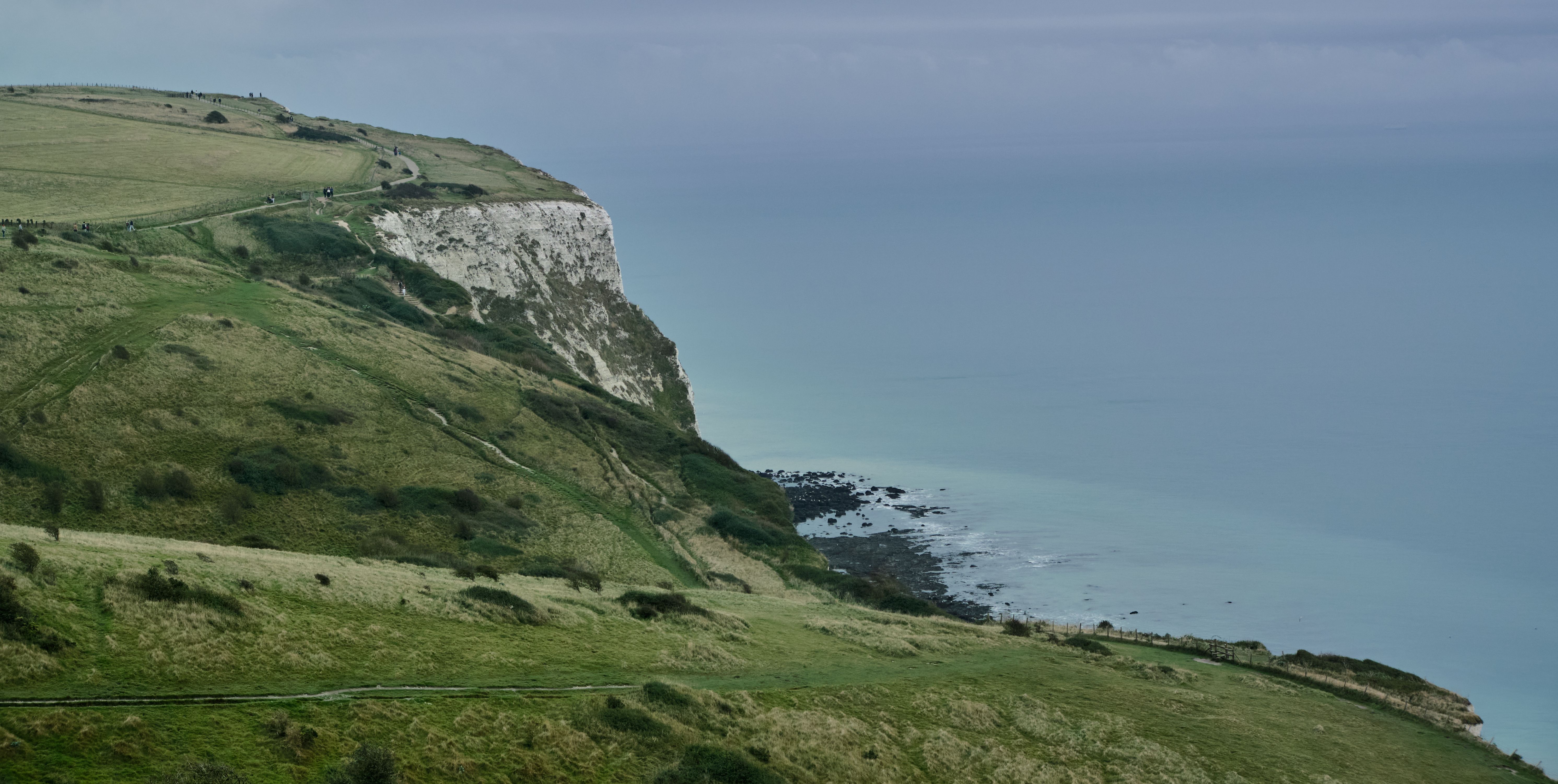 Scenic View of White Cliffs by the Sea · Free Stock Photo