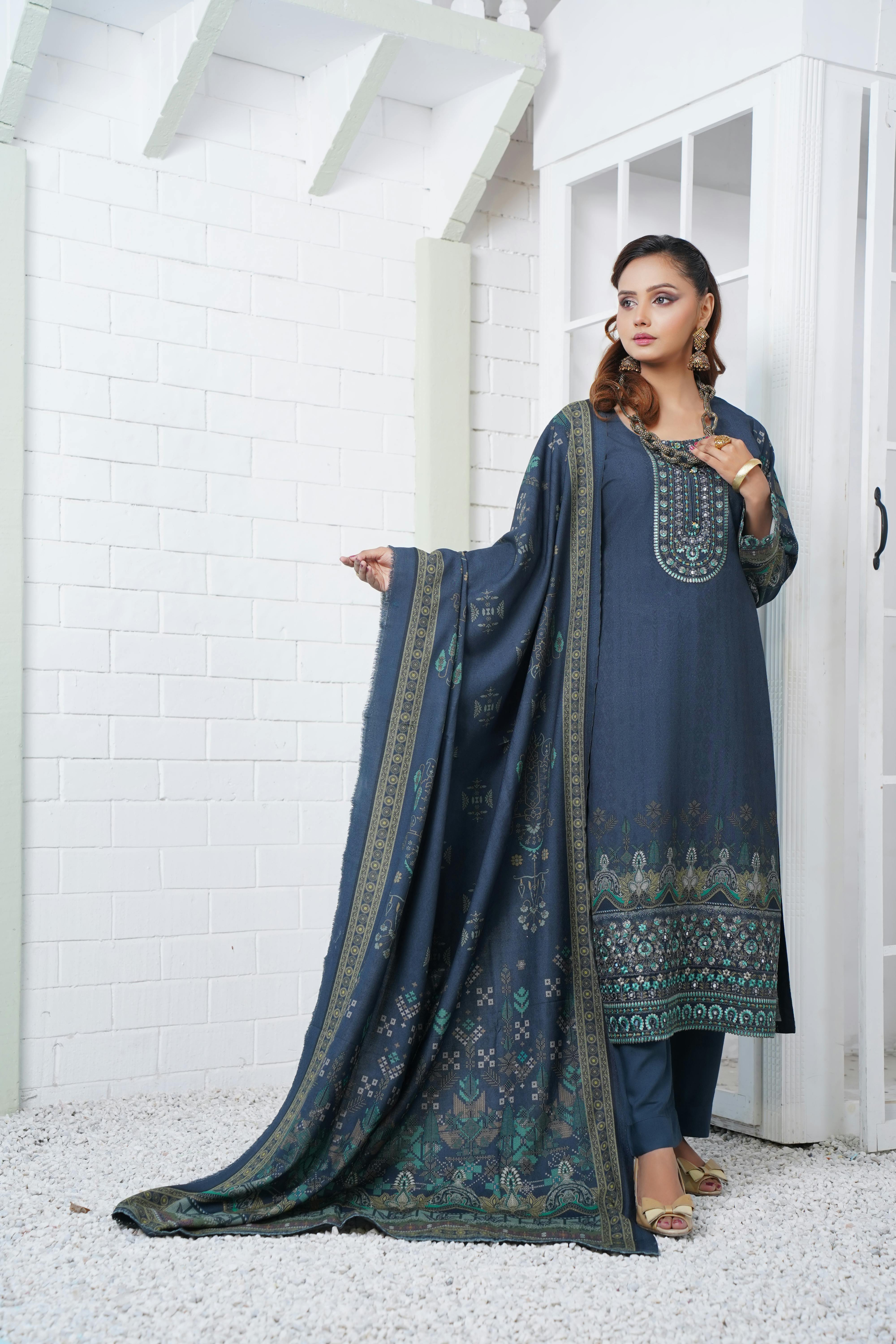 Elegant Fashion Model in Traditional Pakistani Outfit · Free Stock Photo