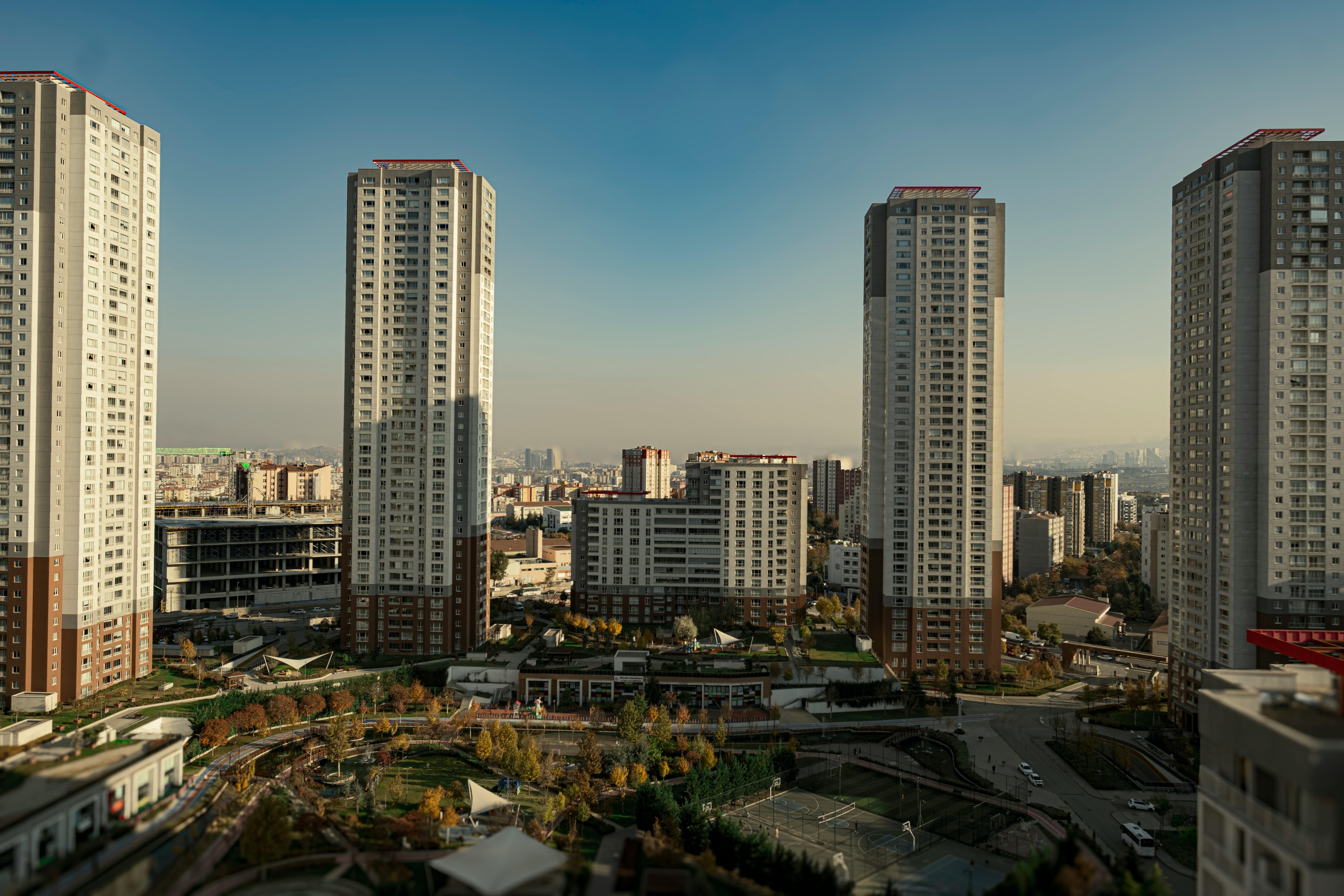 Modern Skyscrapers in Ankara's Urban Skyline · Free Stock Photo