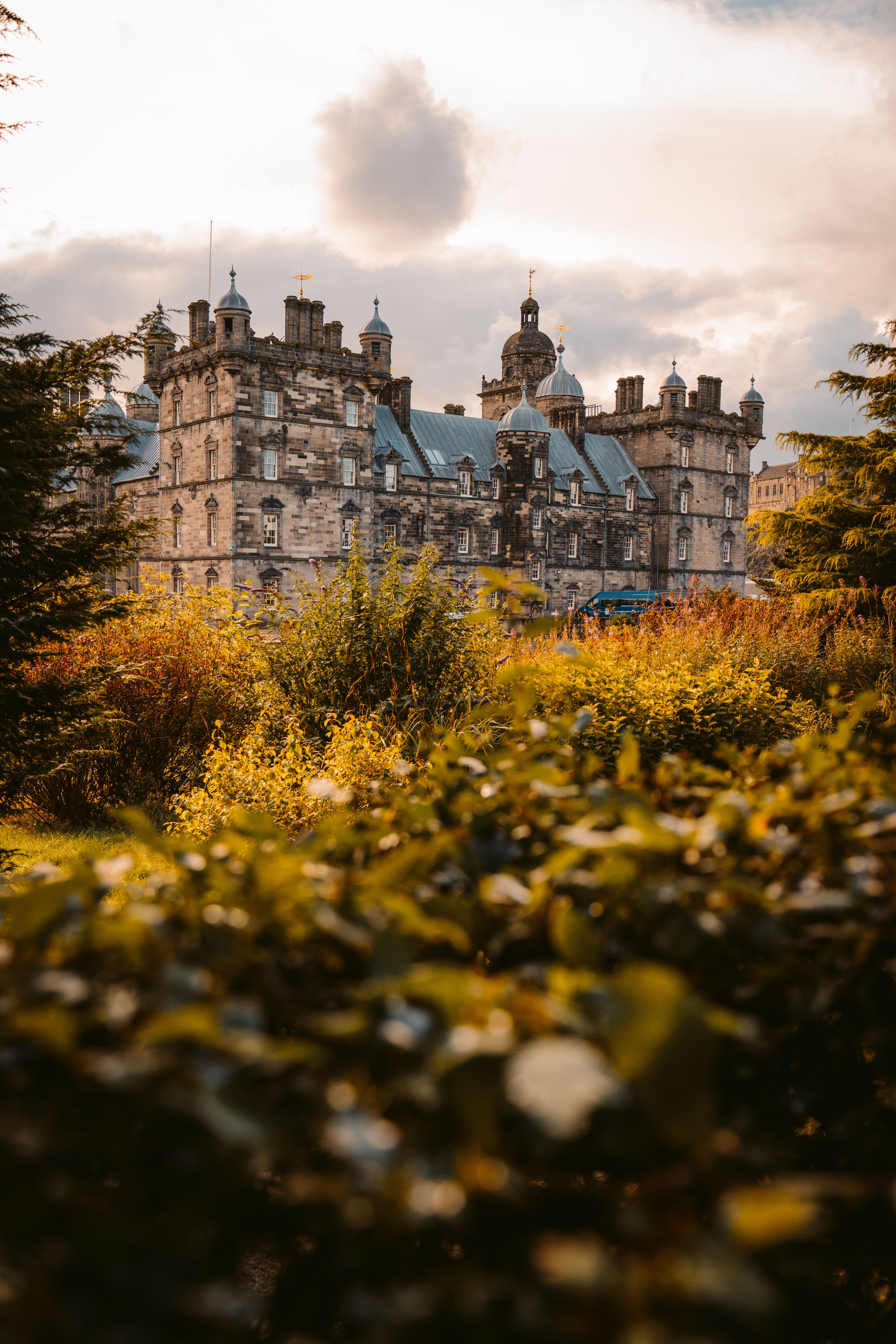 Historic Castle Surrounded by Lush Vegetation · Free Stock Photo
