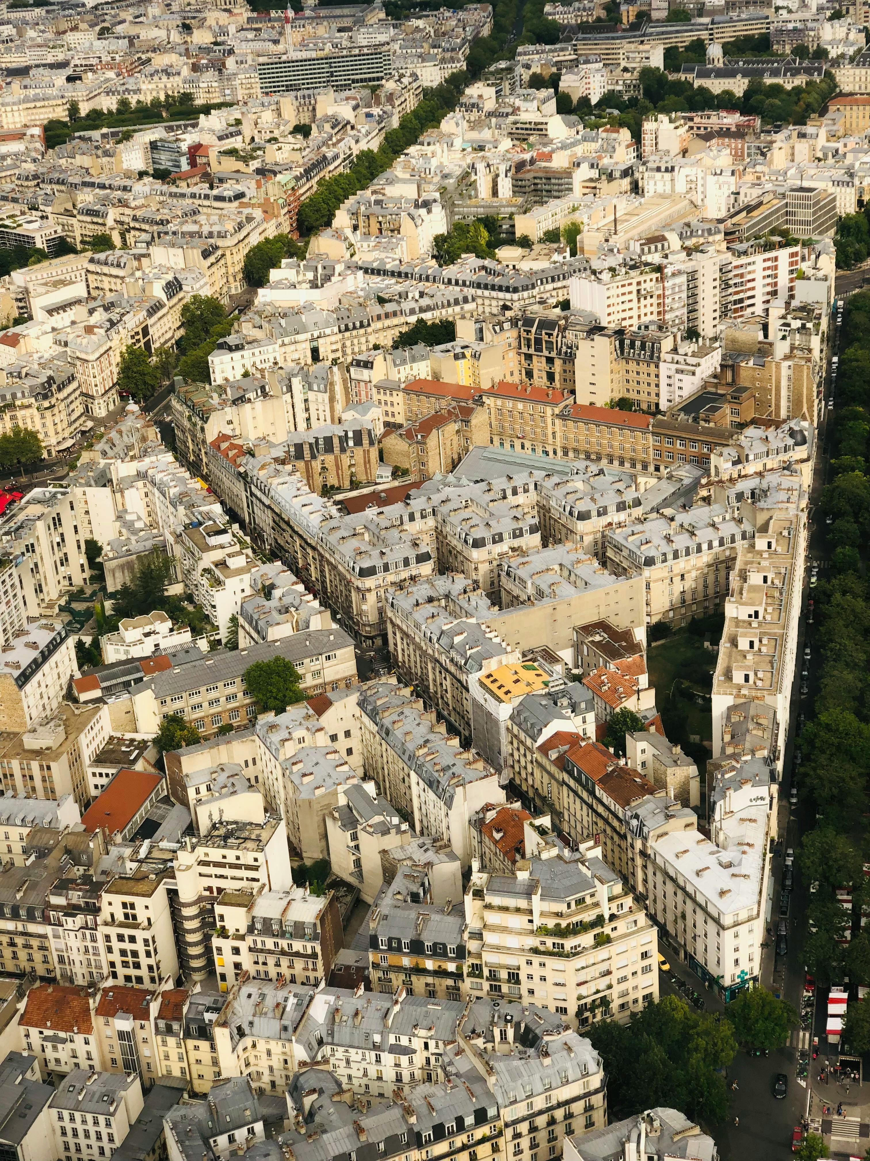 Panoramic View Of City Of Paris · Free Stock Photo