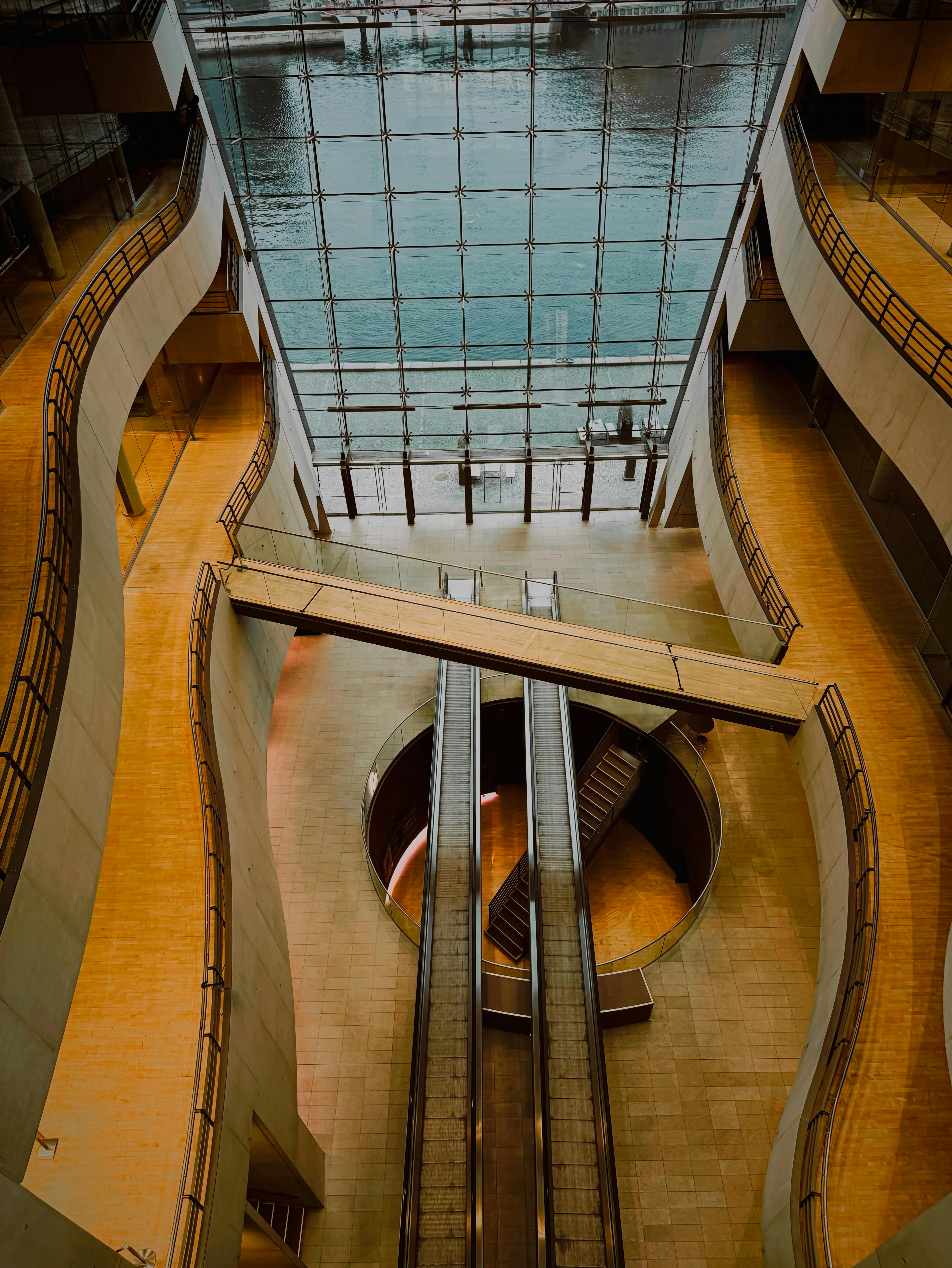 Modern Architecture Inside Danish Building · Free Stock Photo