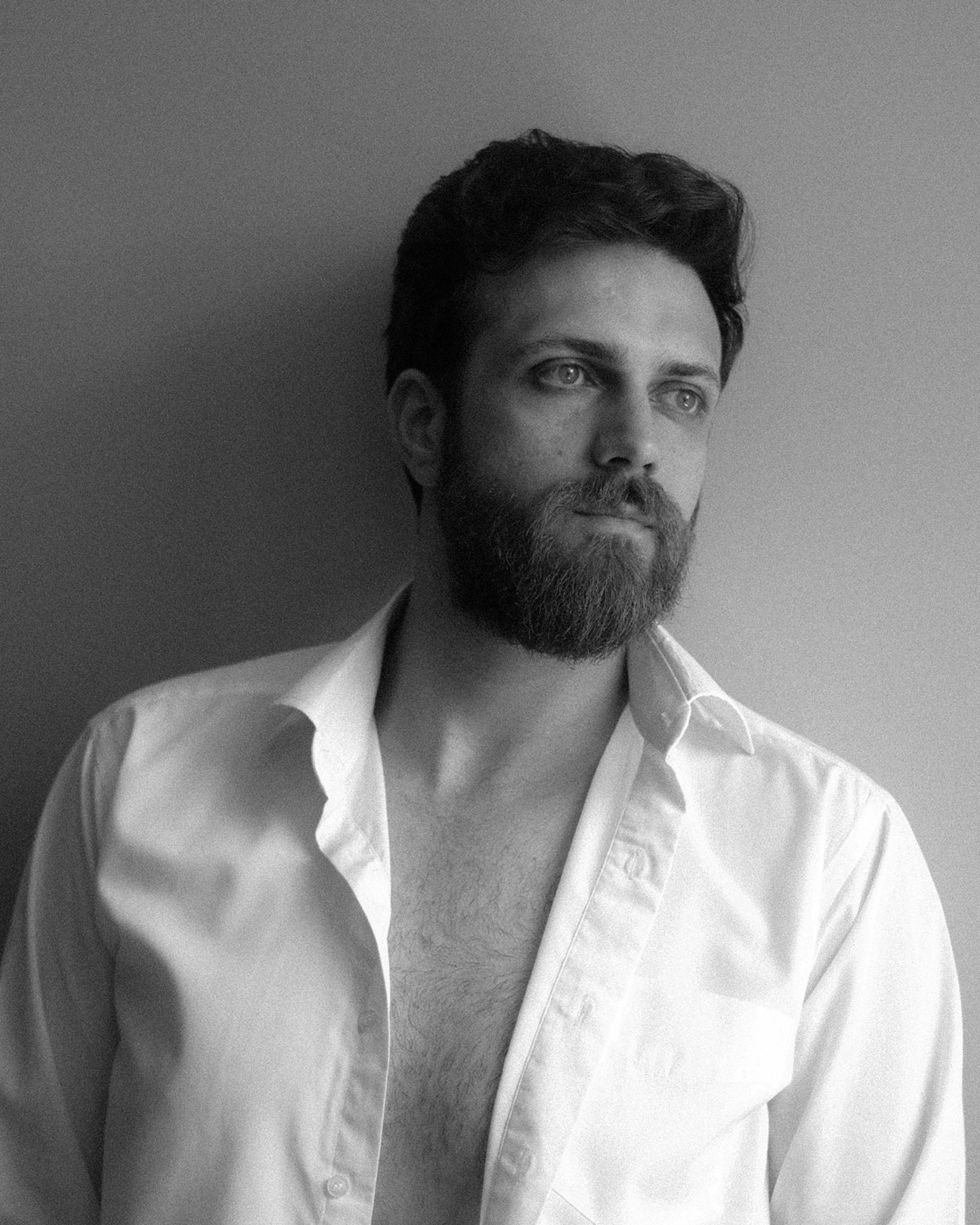 Grayscale Portrait Photography of Man · Free Stock Photo