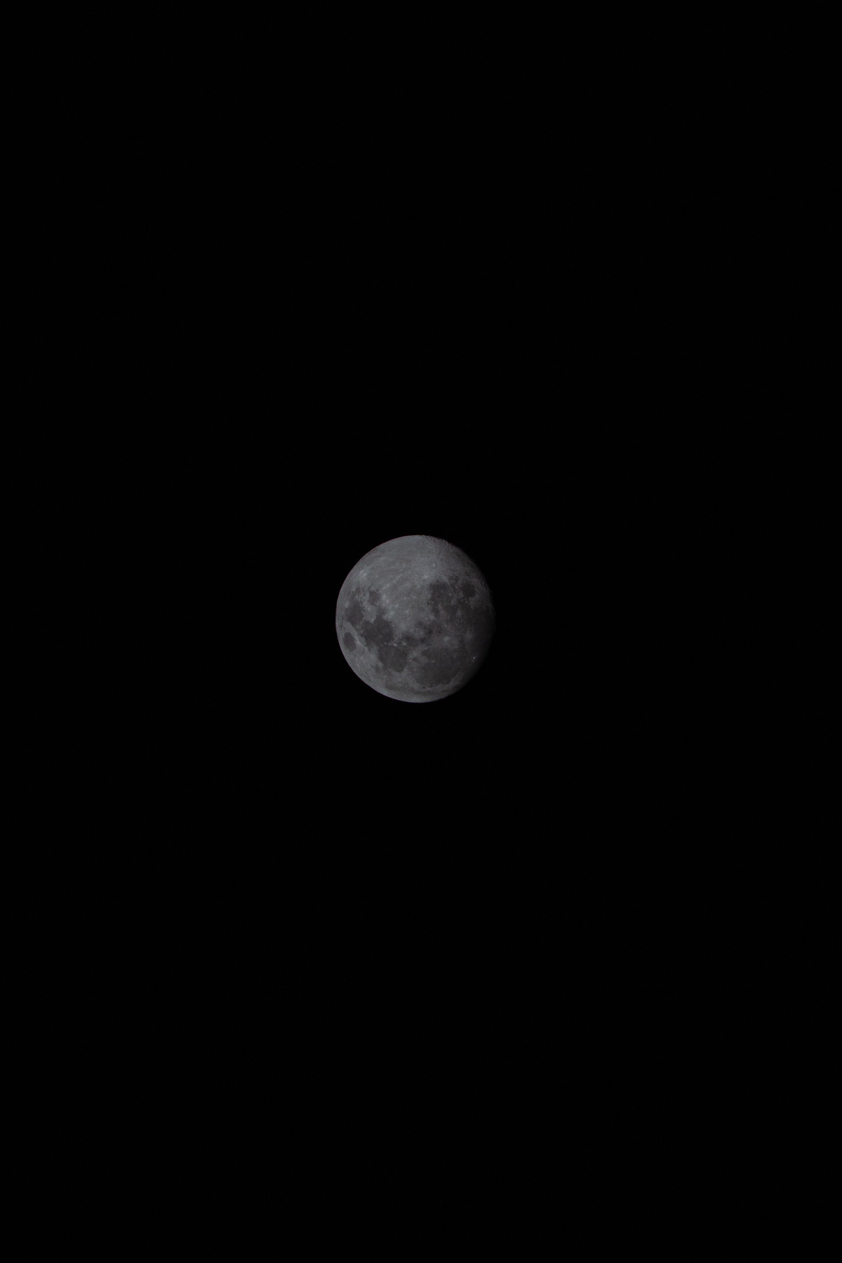 Crisp Nighttime Full Moon Photography · Free Stock Photo