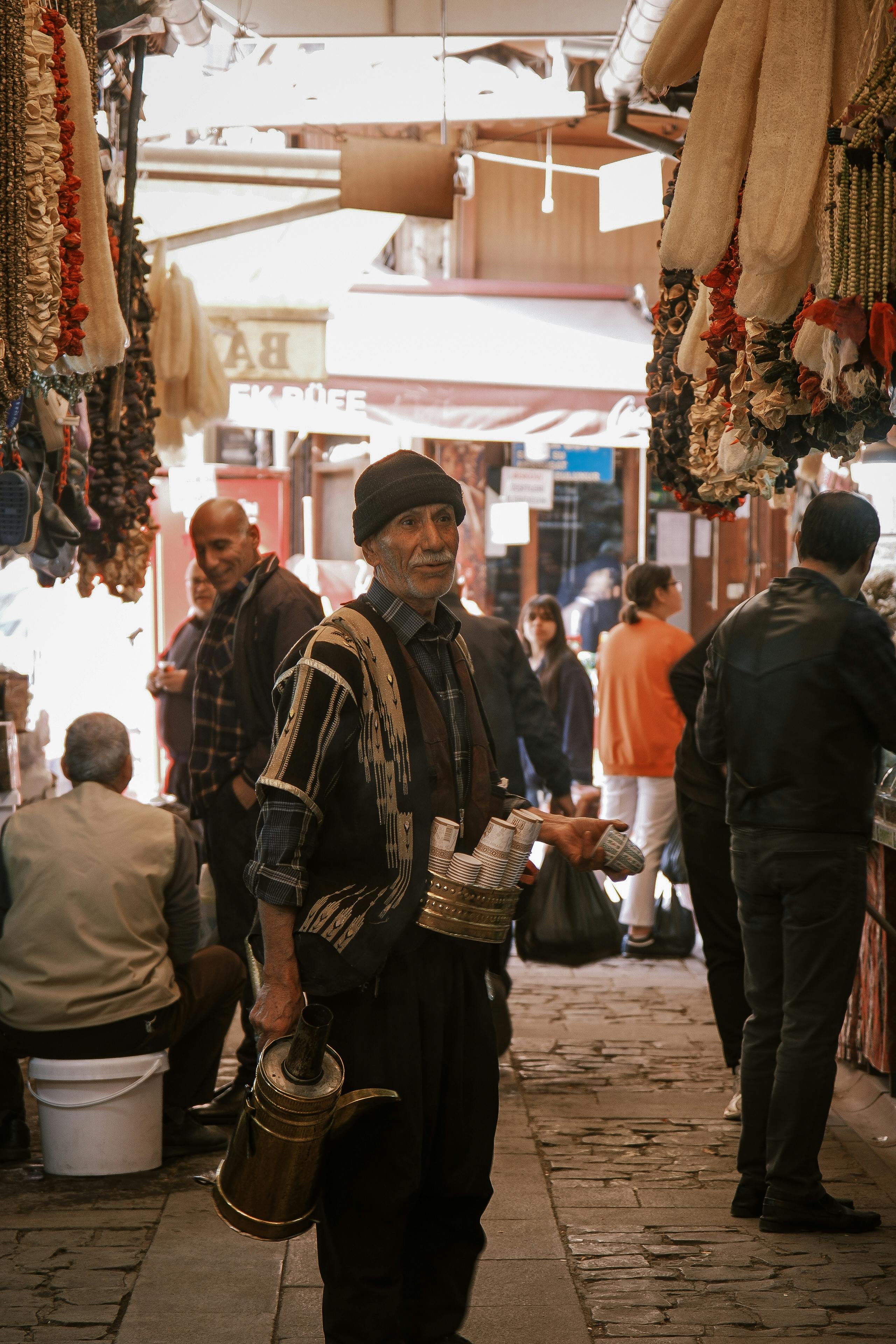 Authentic Middle Eastern Market Merchant · Free Stock Photo