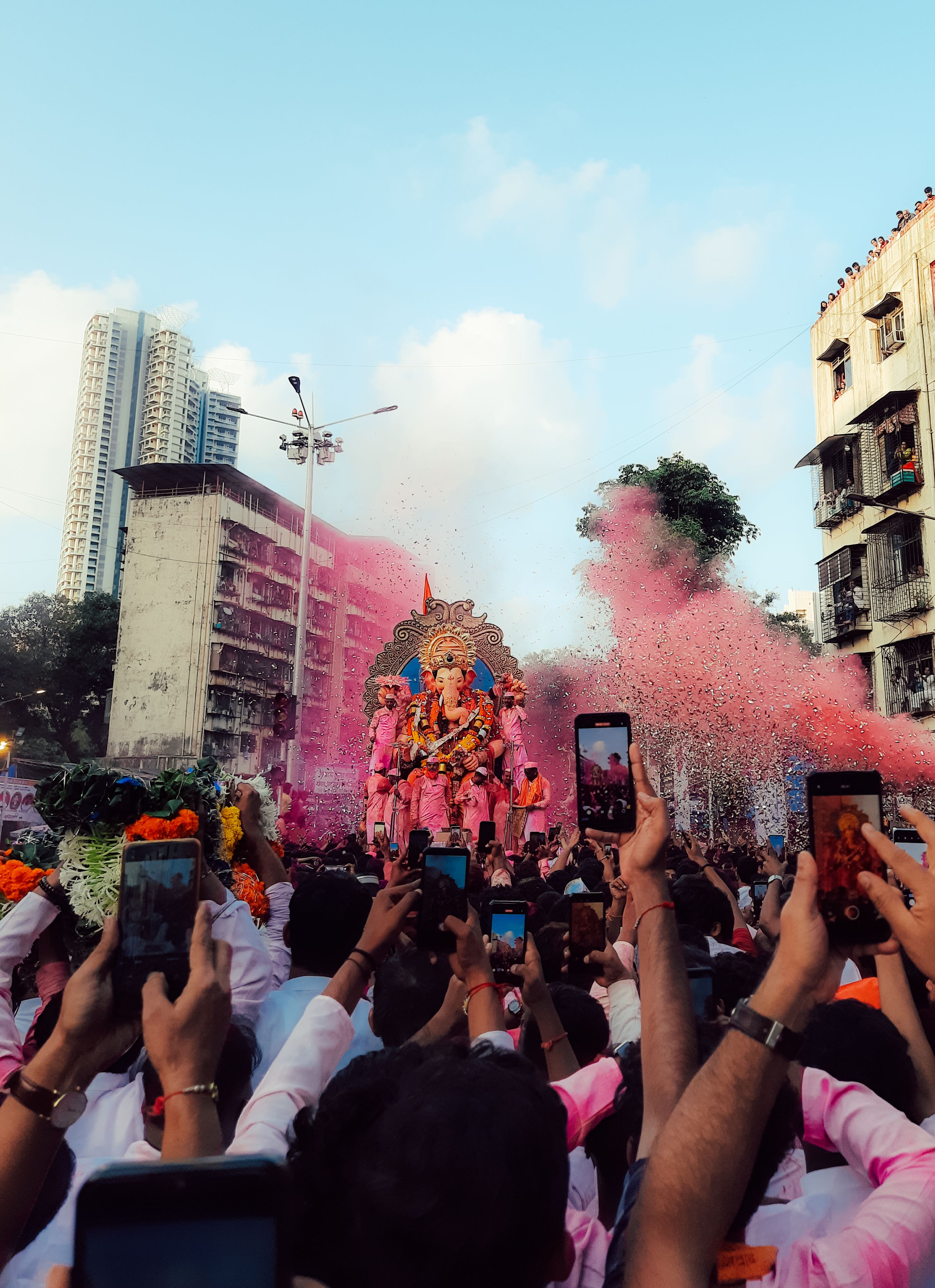 Vibrant Ganesh Festival Celebration in Mumbai · Free Stock Photo