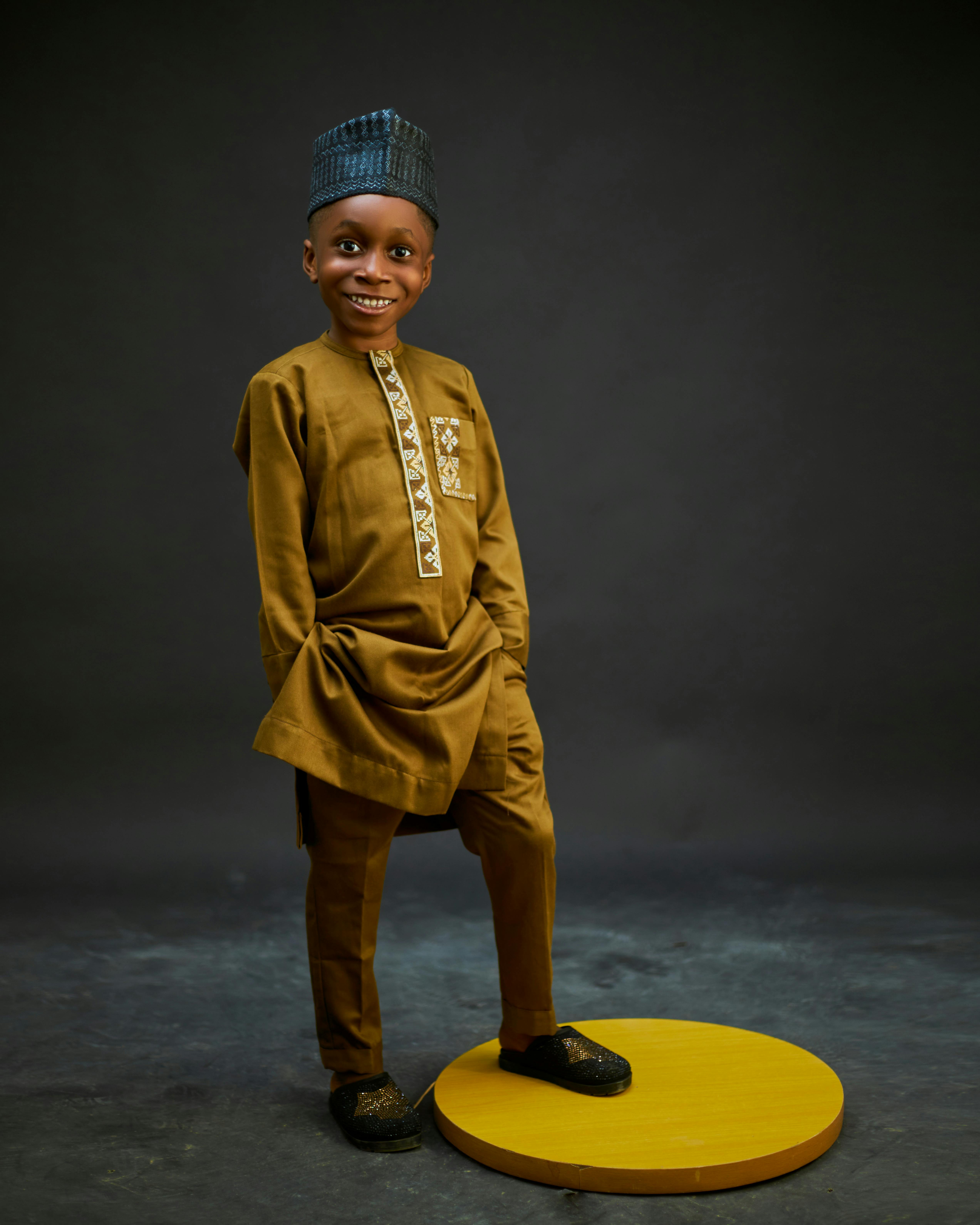 Young Boy in Traditional Nigerian Attire · Free Stock Photo