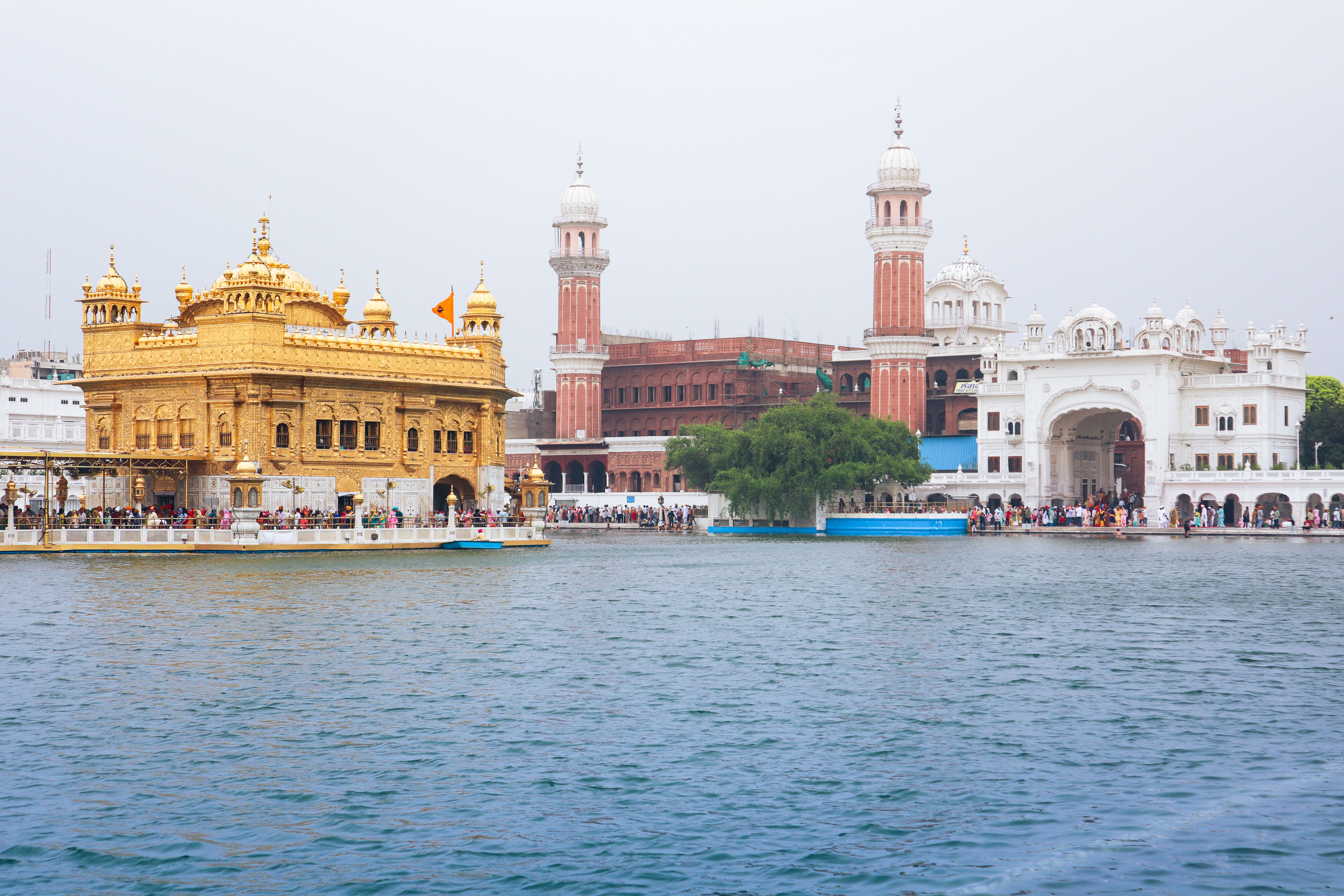 Aerial View of the Golden Temple, Amritsar, Punjab, India · Free Stock ...